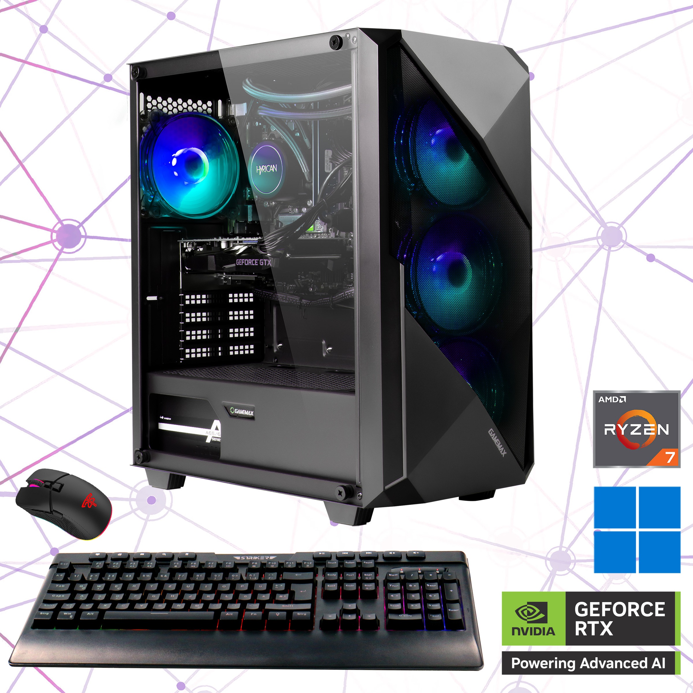 Hyrican Gaming-PC »Striker 7369«, DDR5 RAM, Windows 11 | BAUR