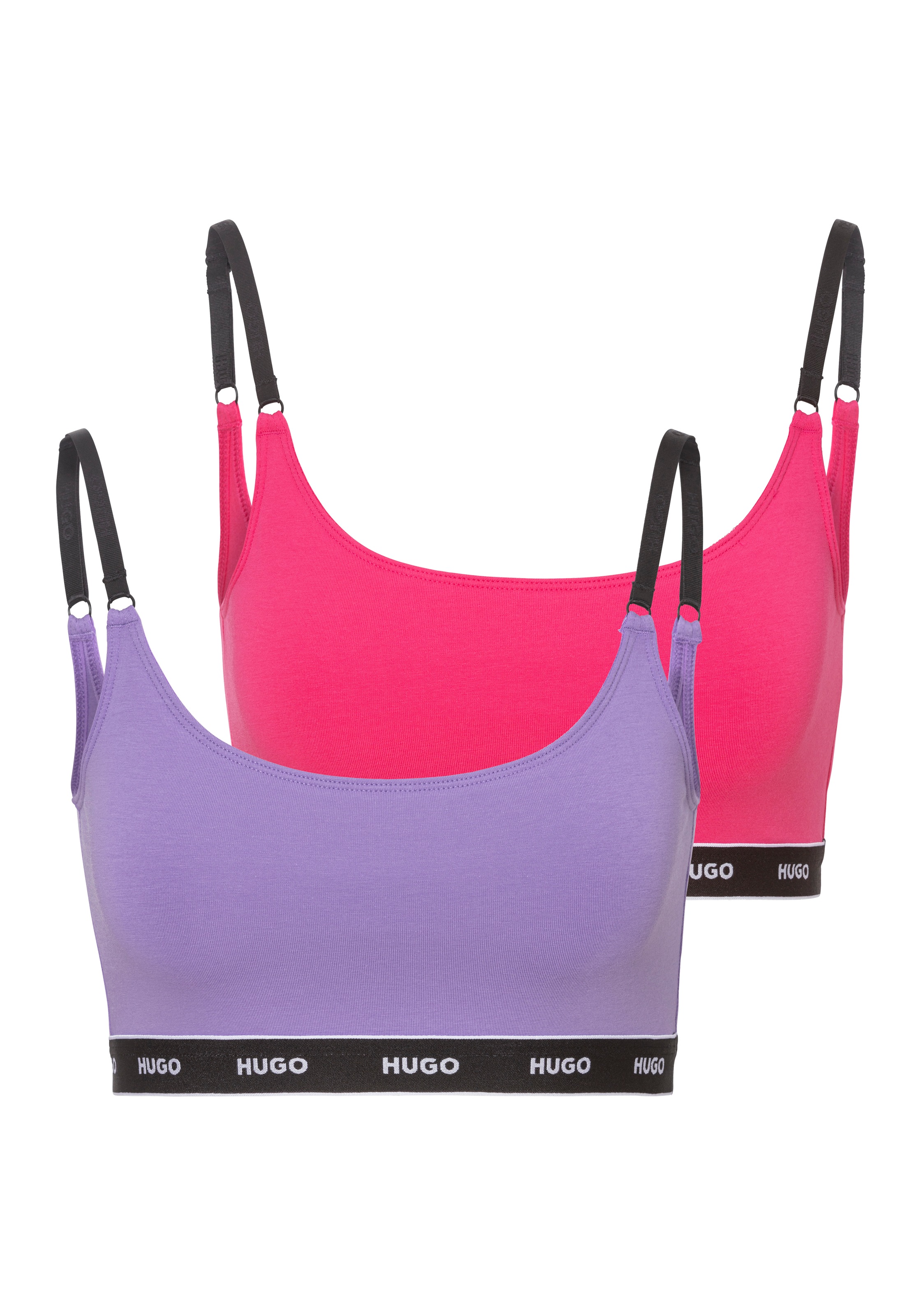 HUGO Underwear Bralette-BH »TWIN BRALETTE STRIPE«, mit elastischem Bund ...
