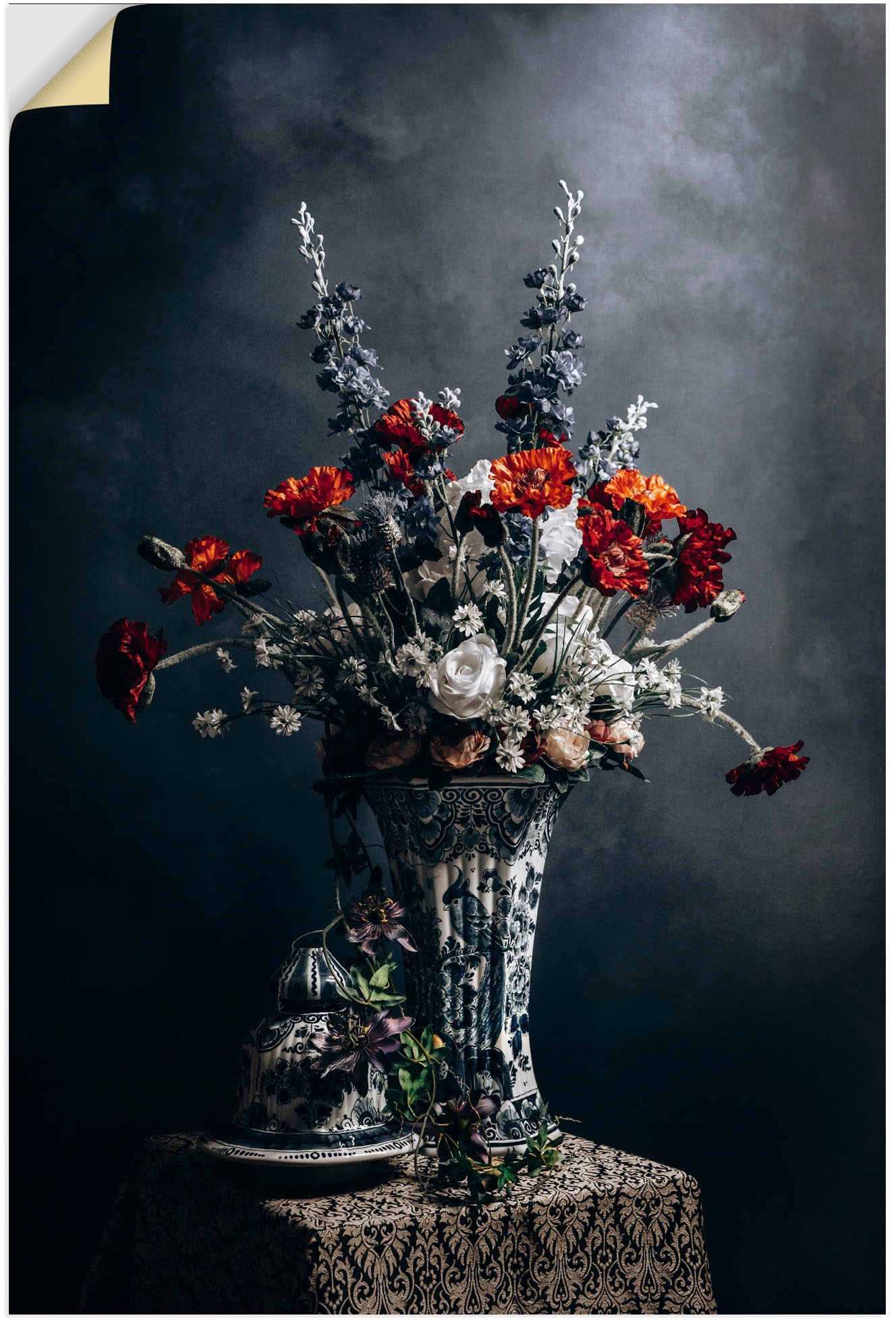 Artland Wandbild »Mohnblumen Stilleben«, Arrangements, (1 St.), als Alubild, Leinwandbild ...