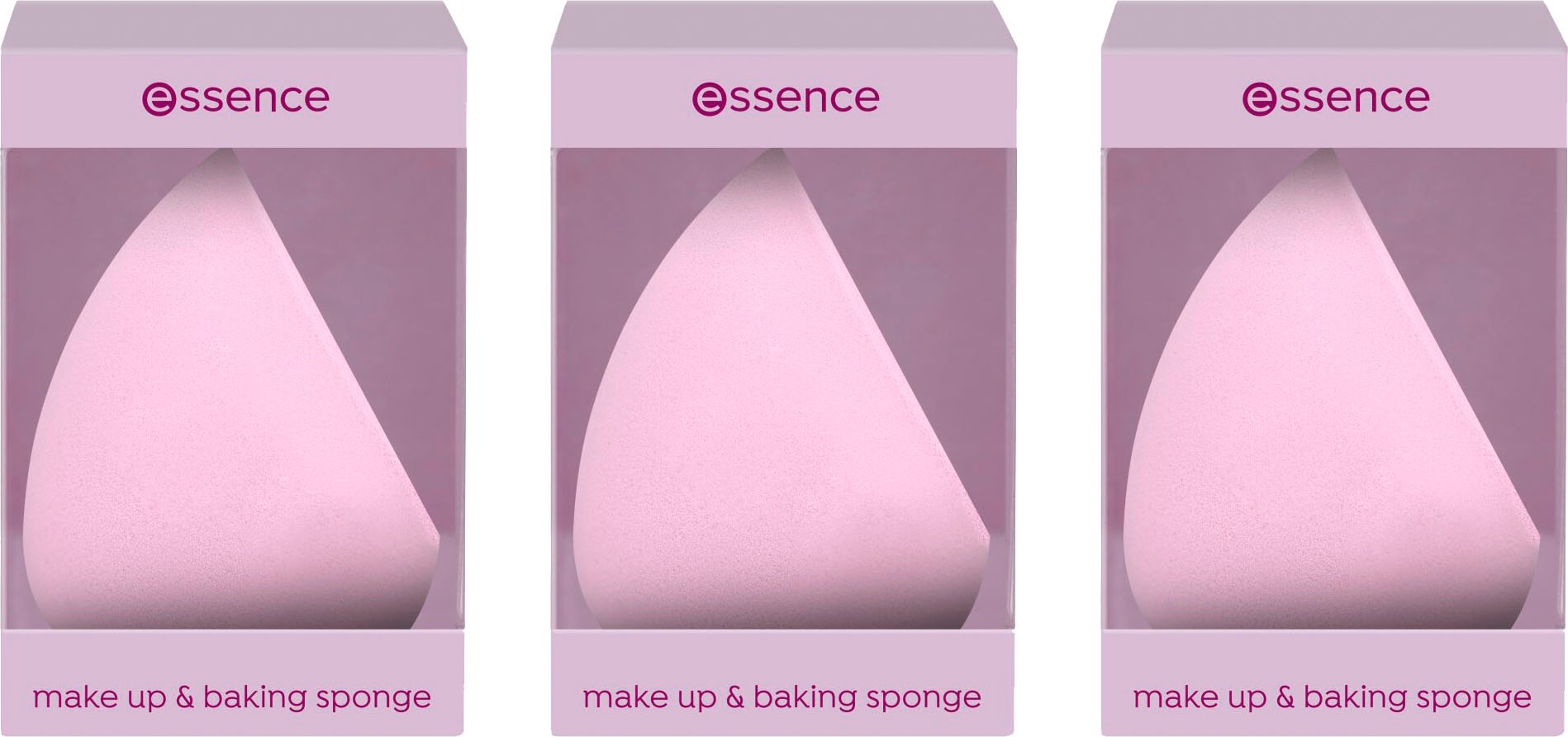 Essence Make-up Schwamm »make up & baking sponge«, (3er Pack) | BAUR
