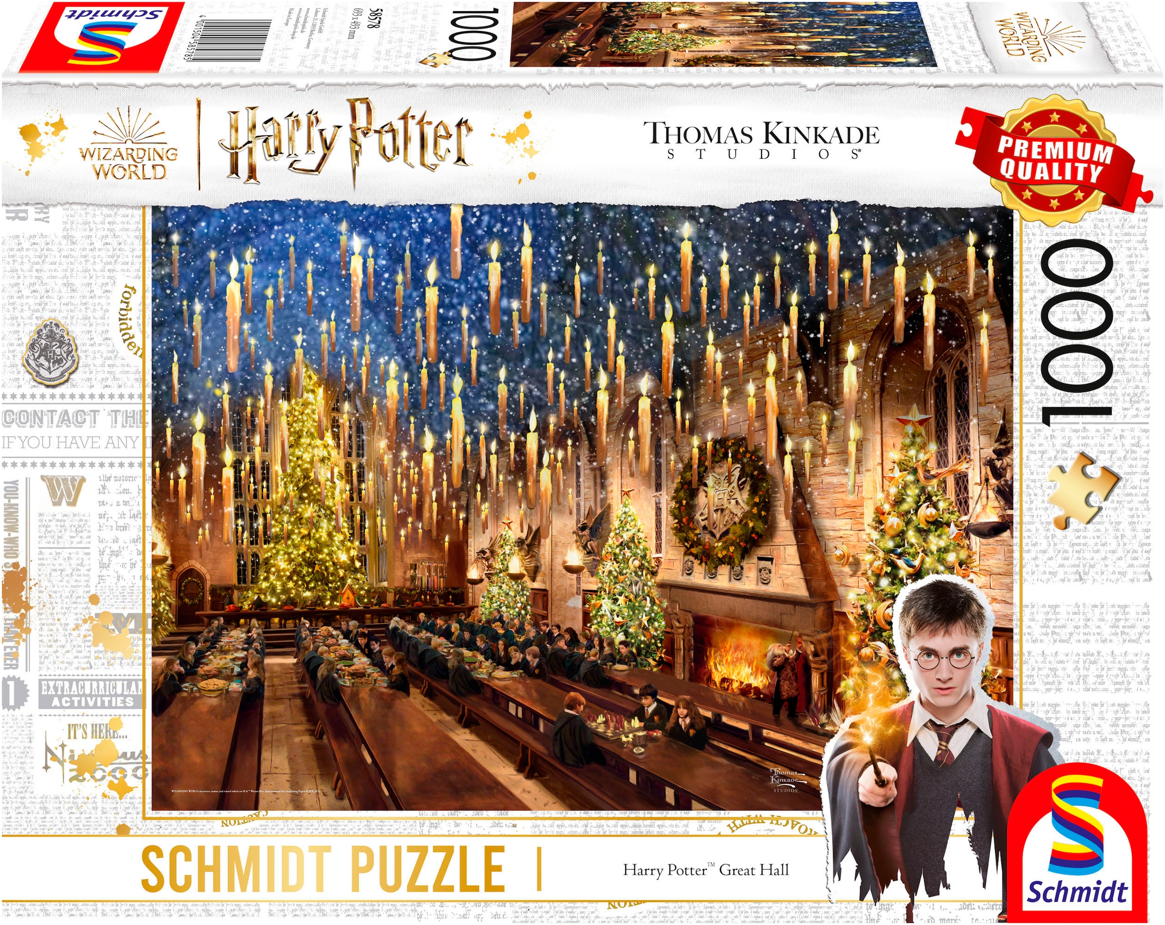 Schmidt Spiele Puzzle »Wizarding World, Harry Potter™, Great Hall von ...