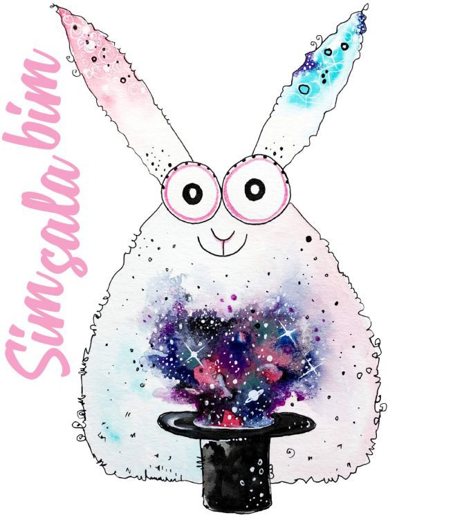 Wall-Art Wandtattoo »Magisch Kaninchen Sim Sala Bim«, (1 St ...