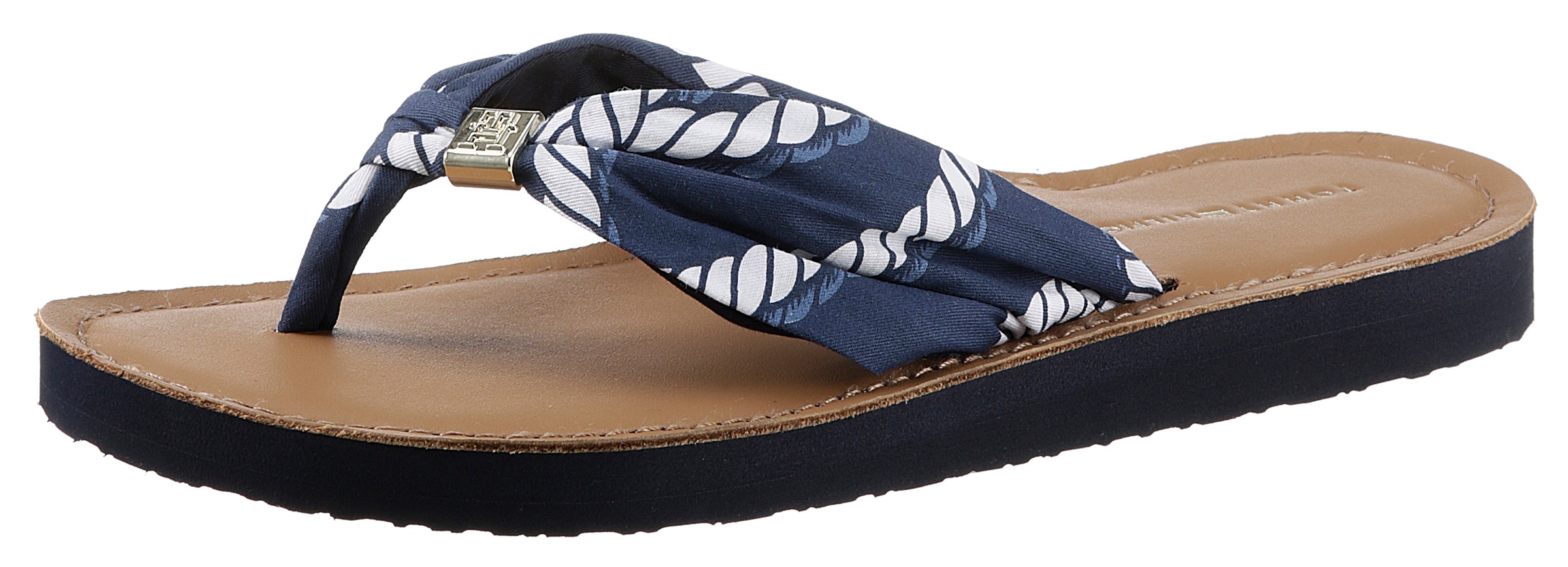 Tommy Hilfiger Zehentrenner »TH ELEVATED BEACH SANDAL PRINT«, mit ...