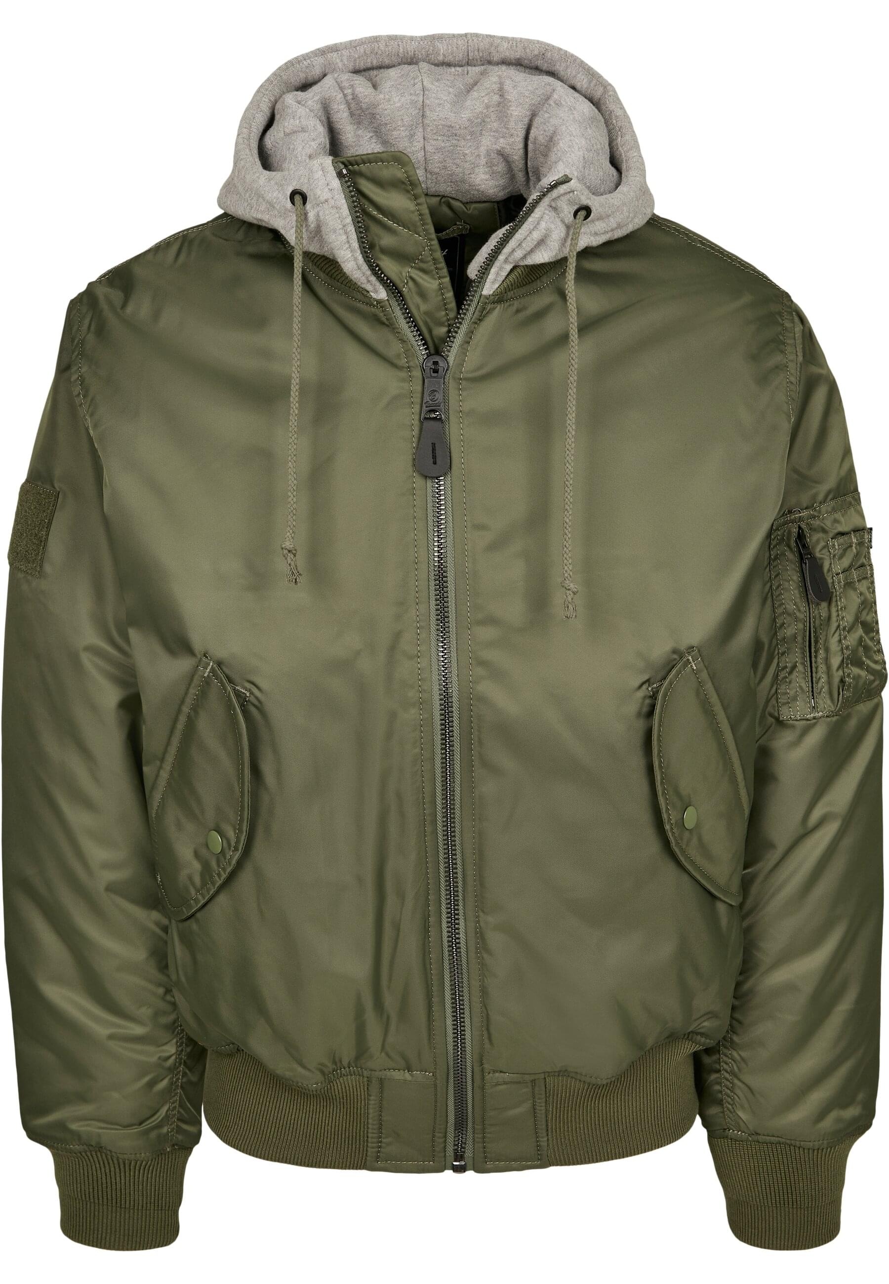 Brandit Anorak »Brandit Herren Hooded MA1 Bomber Jacket«, (1 St.), mit ...