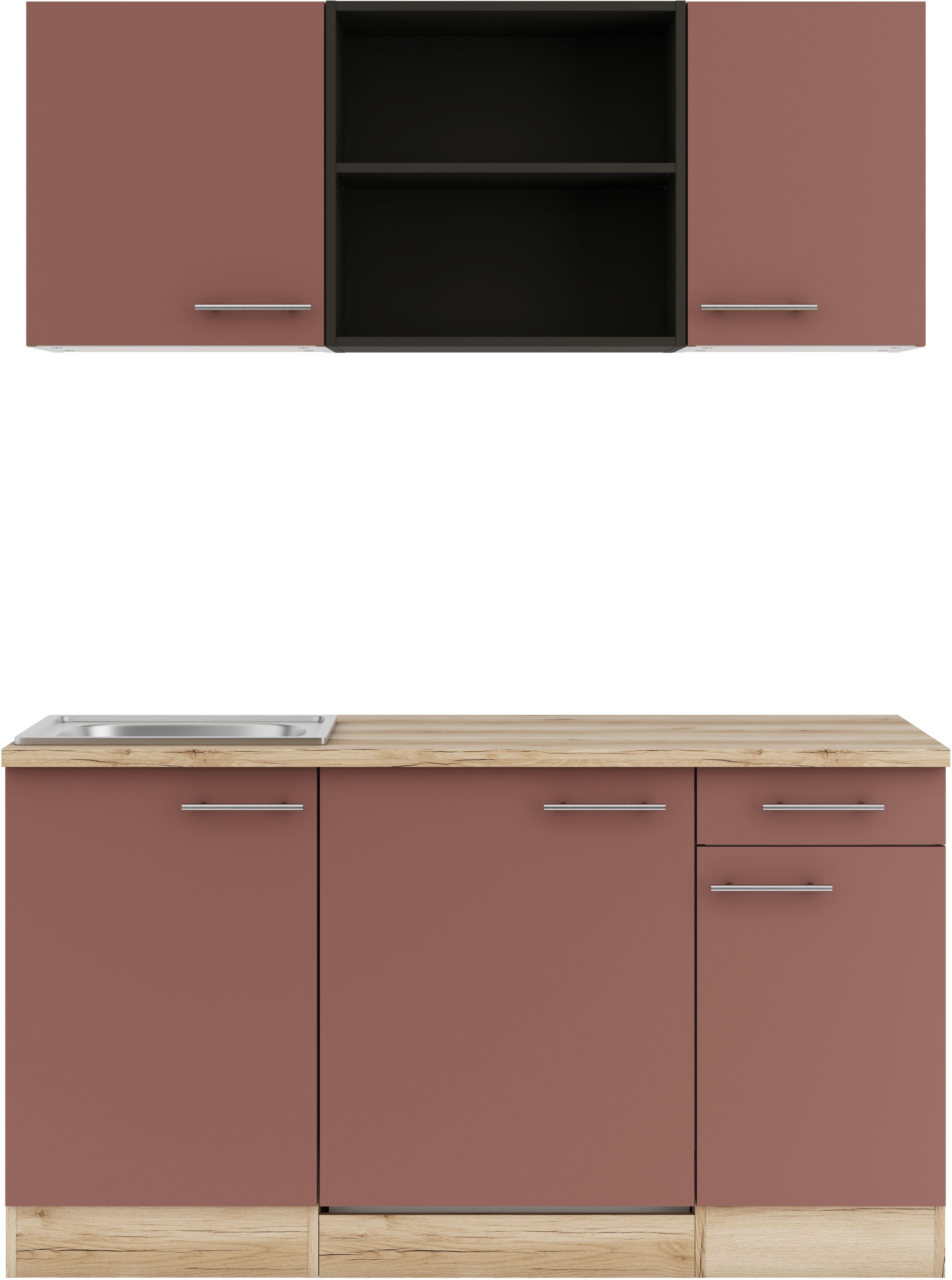 OPTIFIT Pantryküche »Bella«, Breite 150 cm, wahlweise mit Kochfeld oder ...