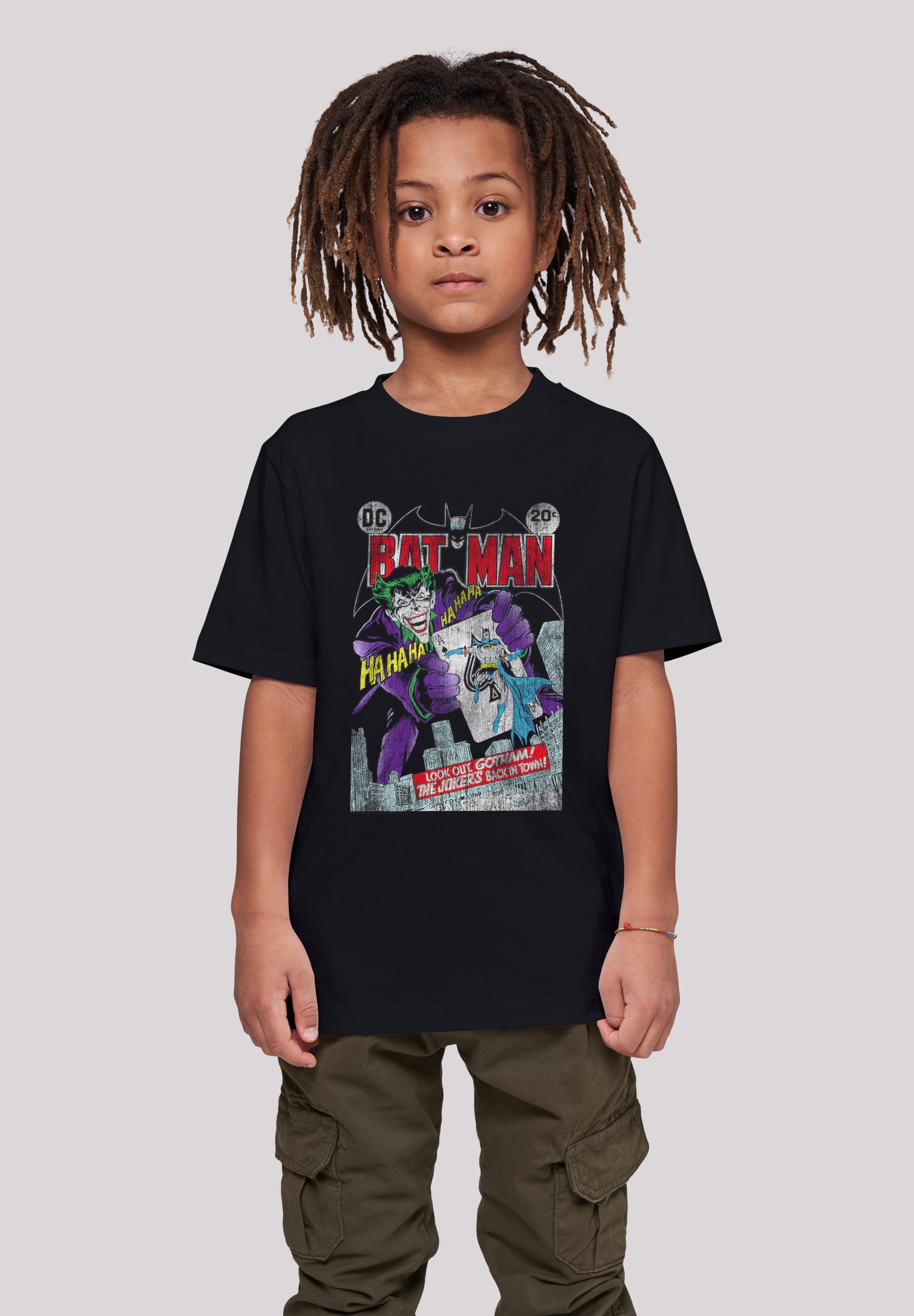 F4NT4STIC T-Shirt »DC Comics Batman Joker Playing Card Cover«, Unisex ...