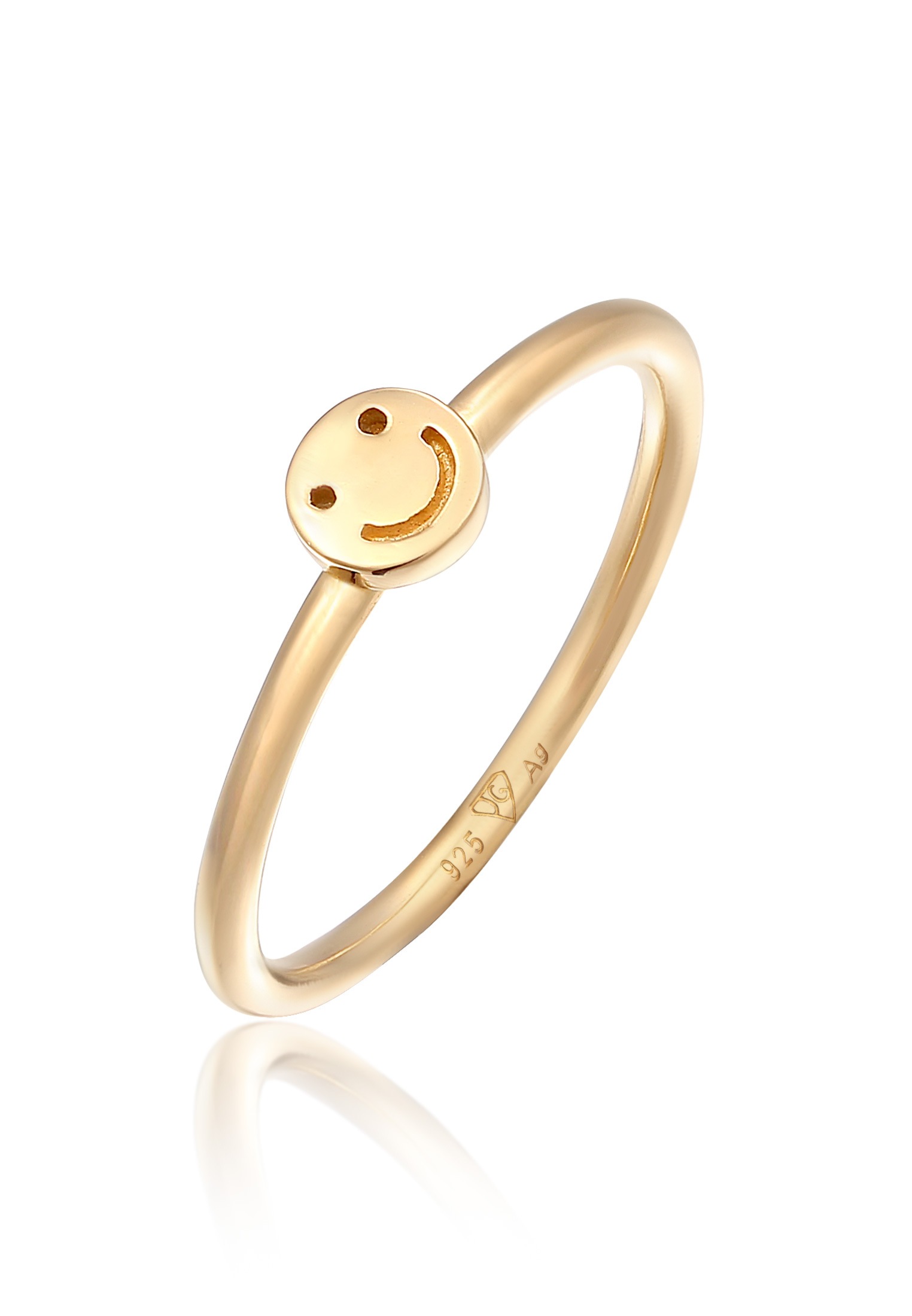 Elli Fingerring »Smile Emoji Pinky Ring 925 Silber« bestellen | BAUR