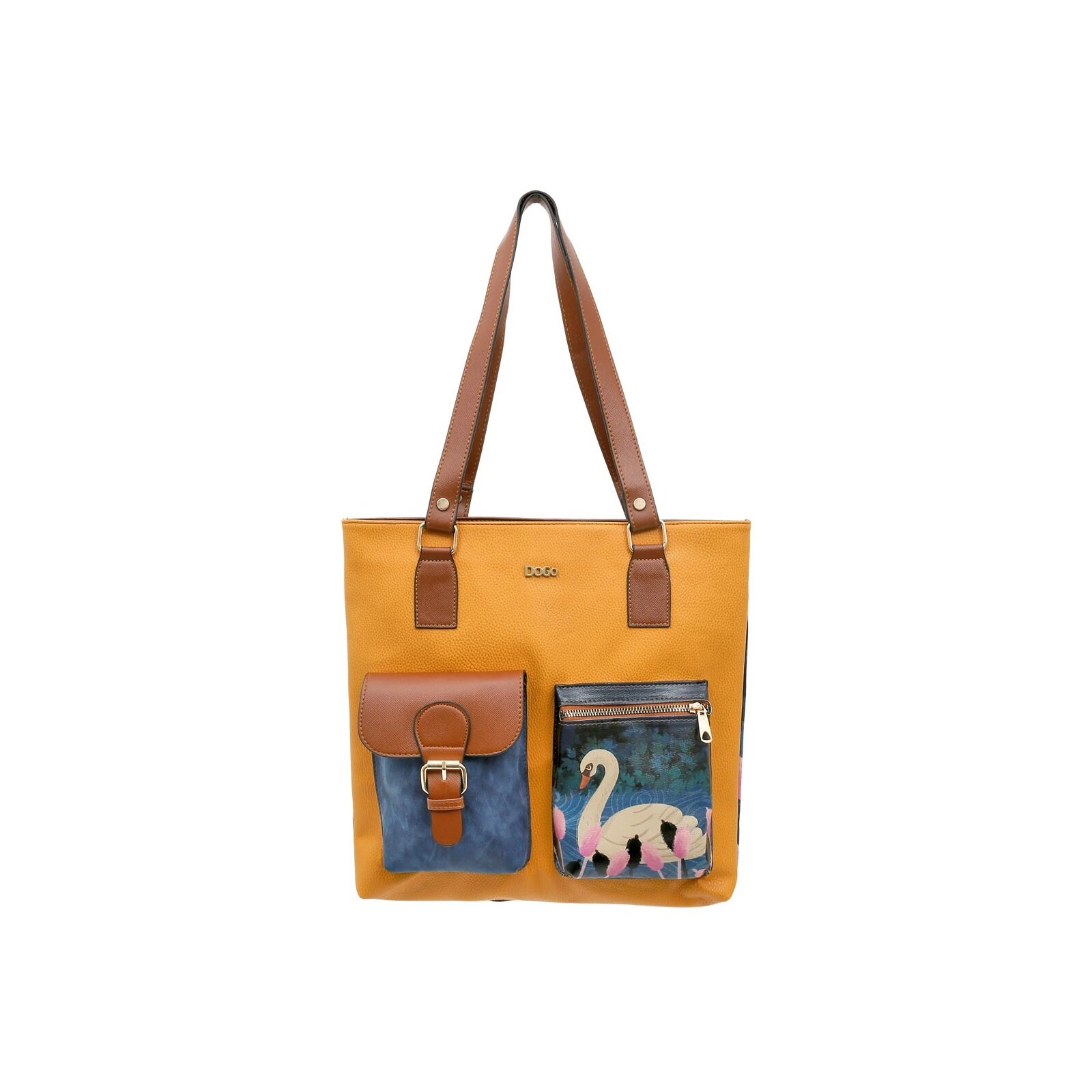 DOGO Umhängetasche »Damen Multi Pocket Bag With Elegance Vegan Damen ...