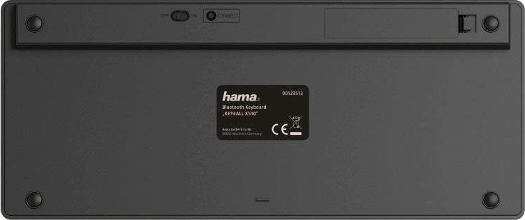 Hama Tastatur »Bluetooth-Tastatur "KEY4ALL X510", Schwarz« | BAUR