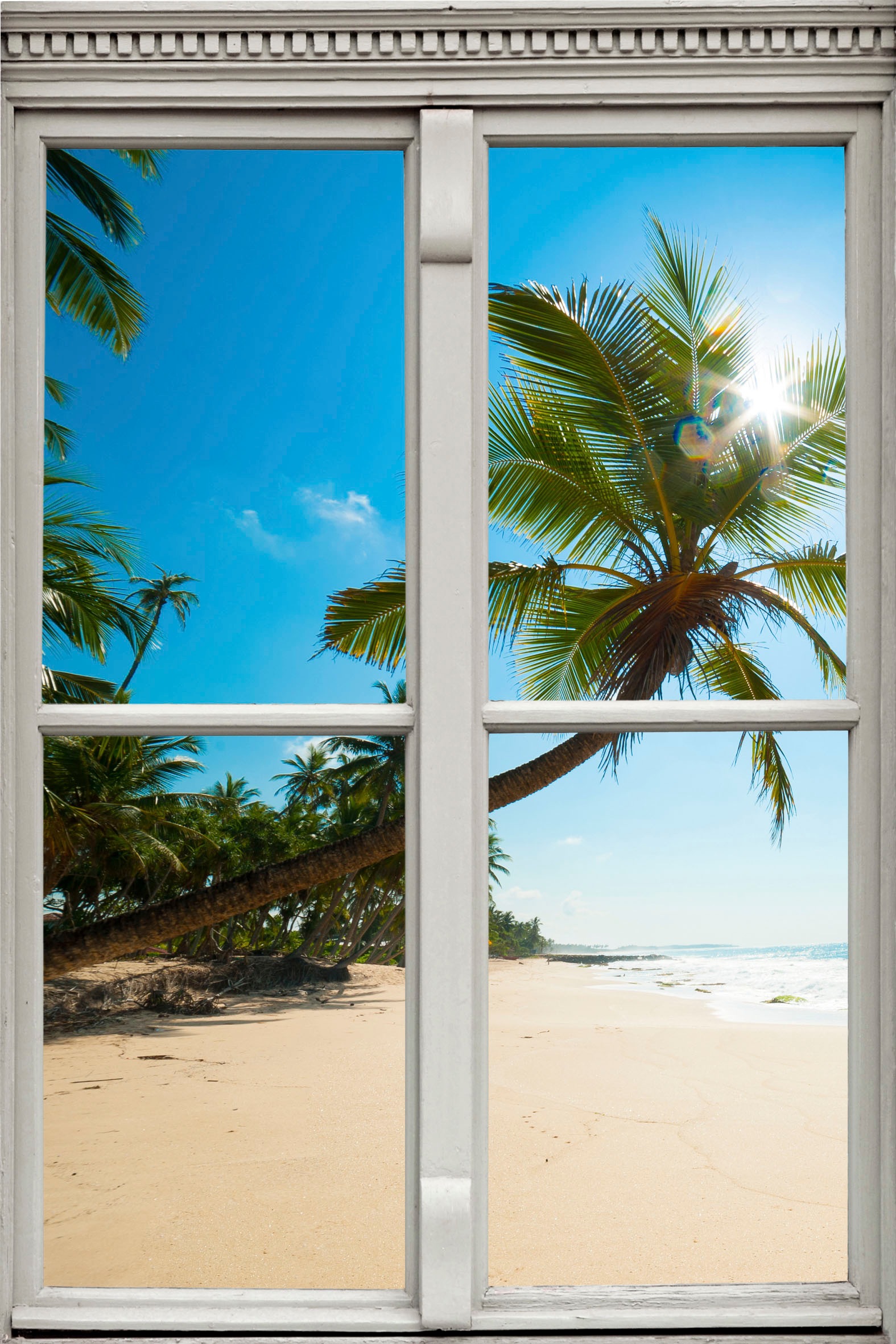 queence Wandsticker »Palmenstrand« kaufen | BAUR