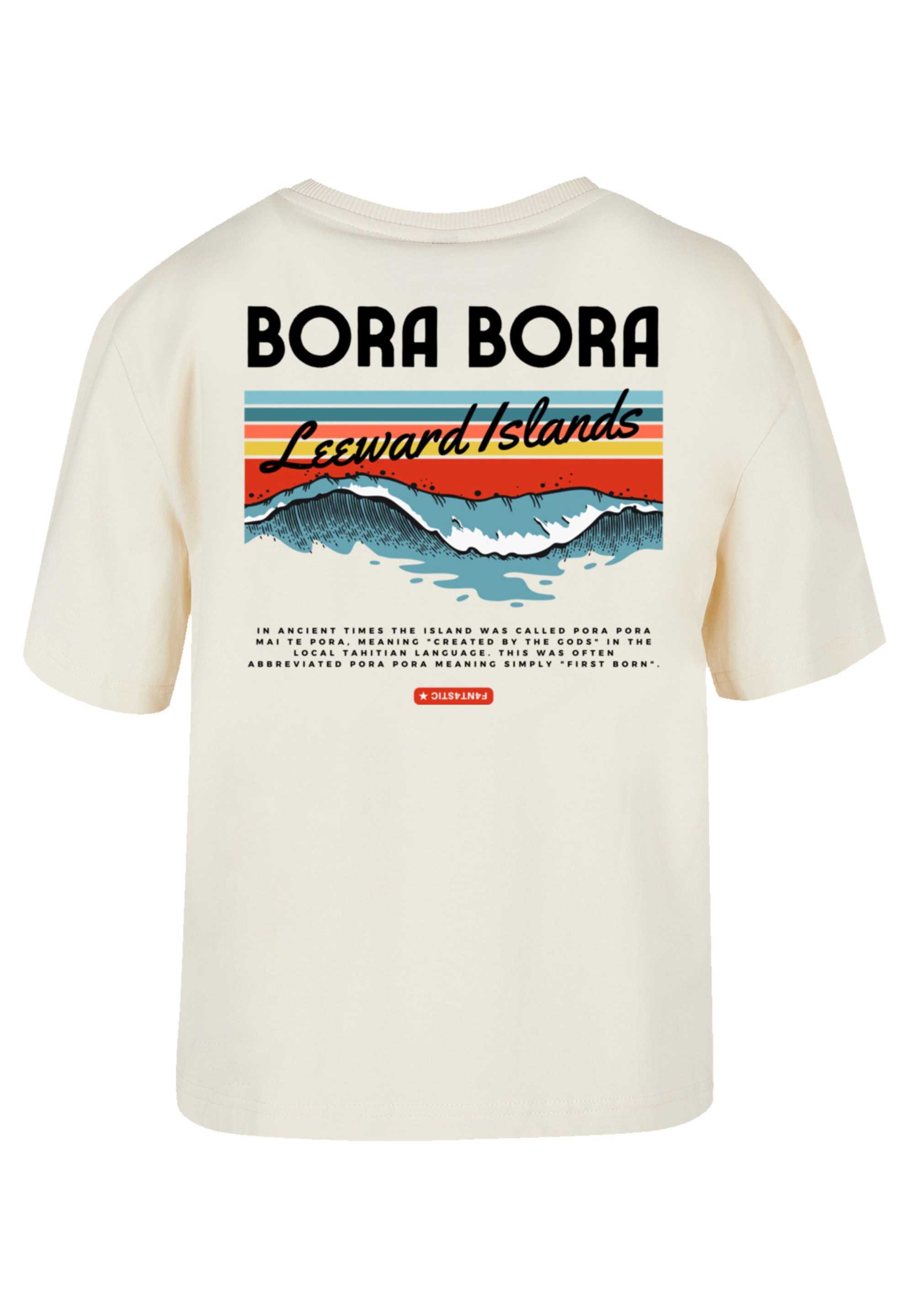 F4NT4STIC T-Shirt »PLUS SIZE Bora Bora Leewards Island«, Print | BAUR