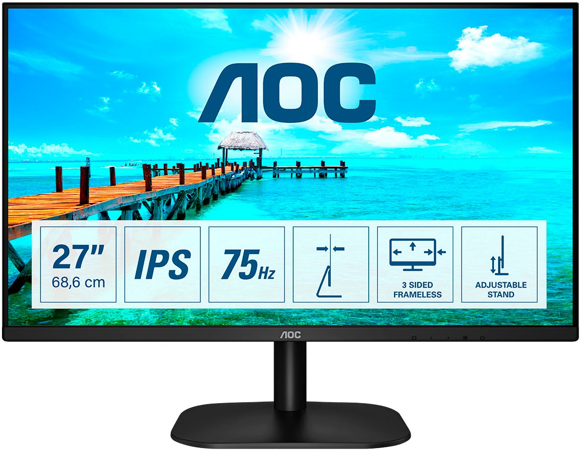 AOC LCD-Monitor »27B2DA«, 69 cm/27 Zoll, 1920 x 1080 px, Full HD, 4 ms ...