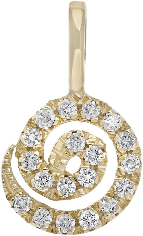 Firetti Kettenanhänger »Schmuck Geschenk Gold 585 Halsschmuck Anhänger Halskette Spirale« für ...