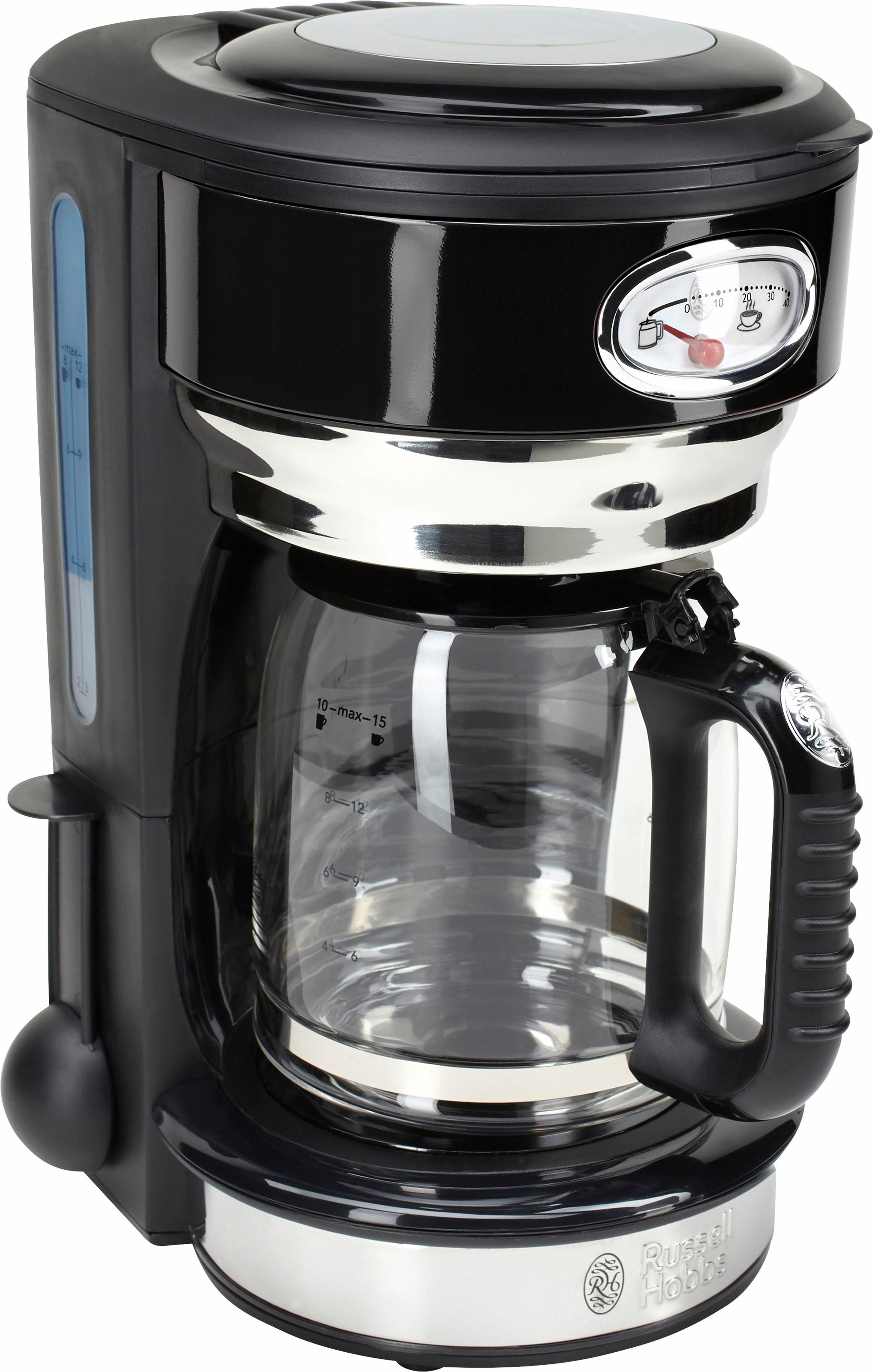 RUSSELL HOBBS Filterkaffeemaschine »Retro 21701-56 Classic Noir«, 1,25 ...