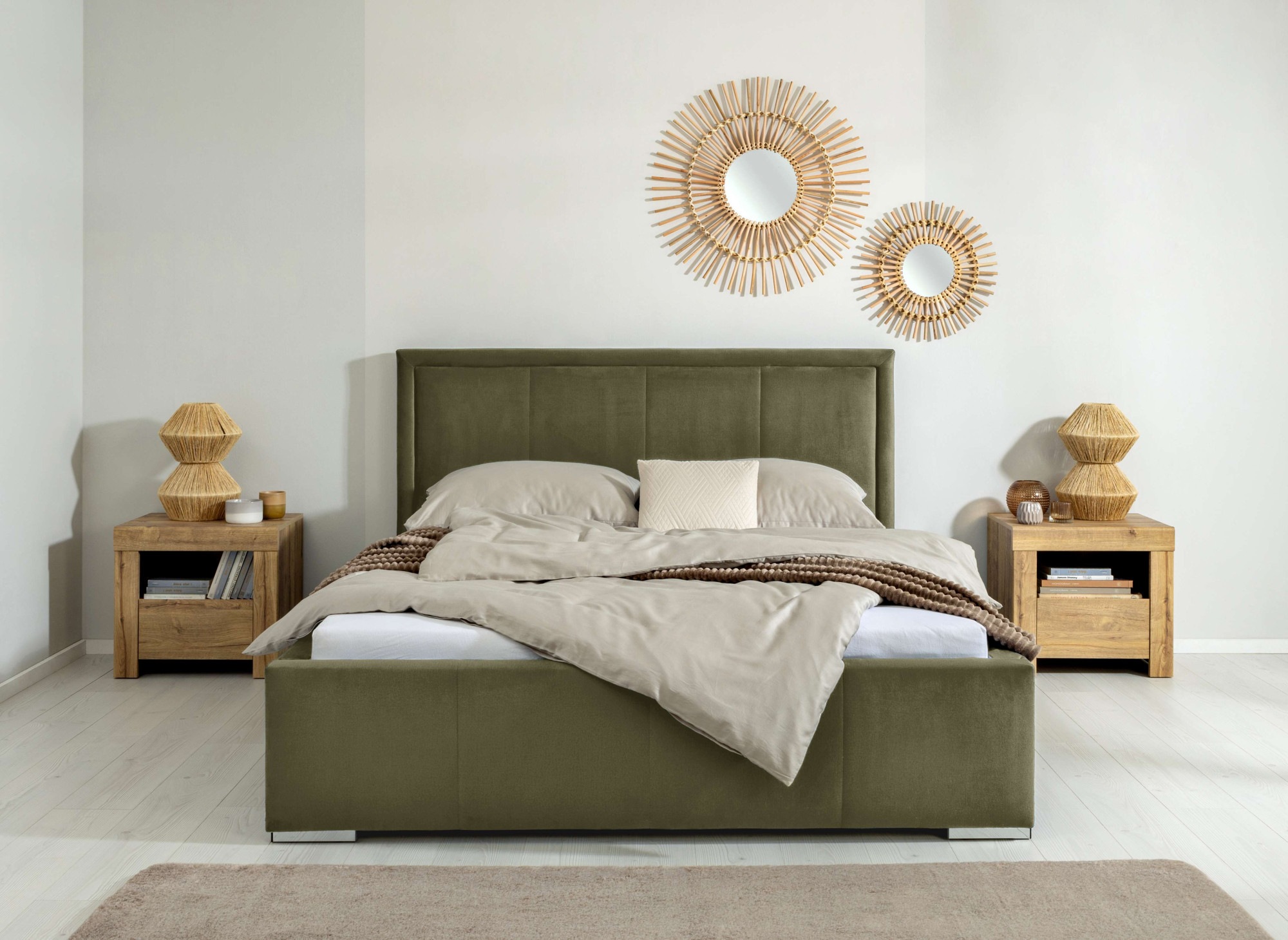 INOSIGN Polsterbett »JALUNA«, wahlweise mit Lattenrost, Matrazte H2 o ...