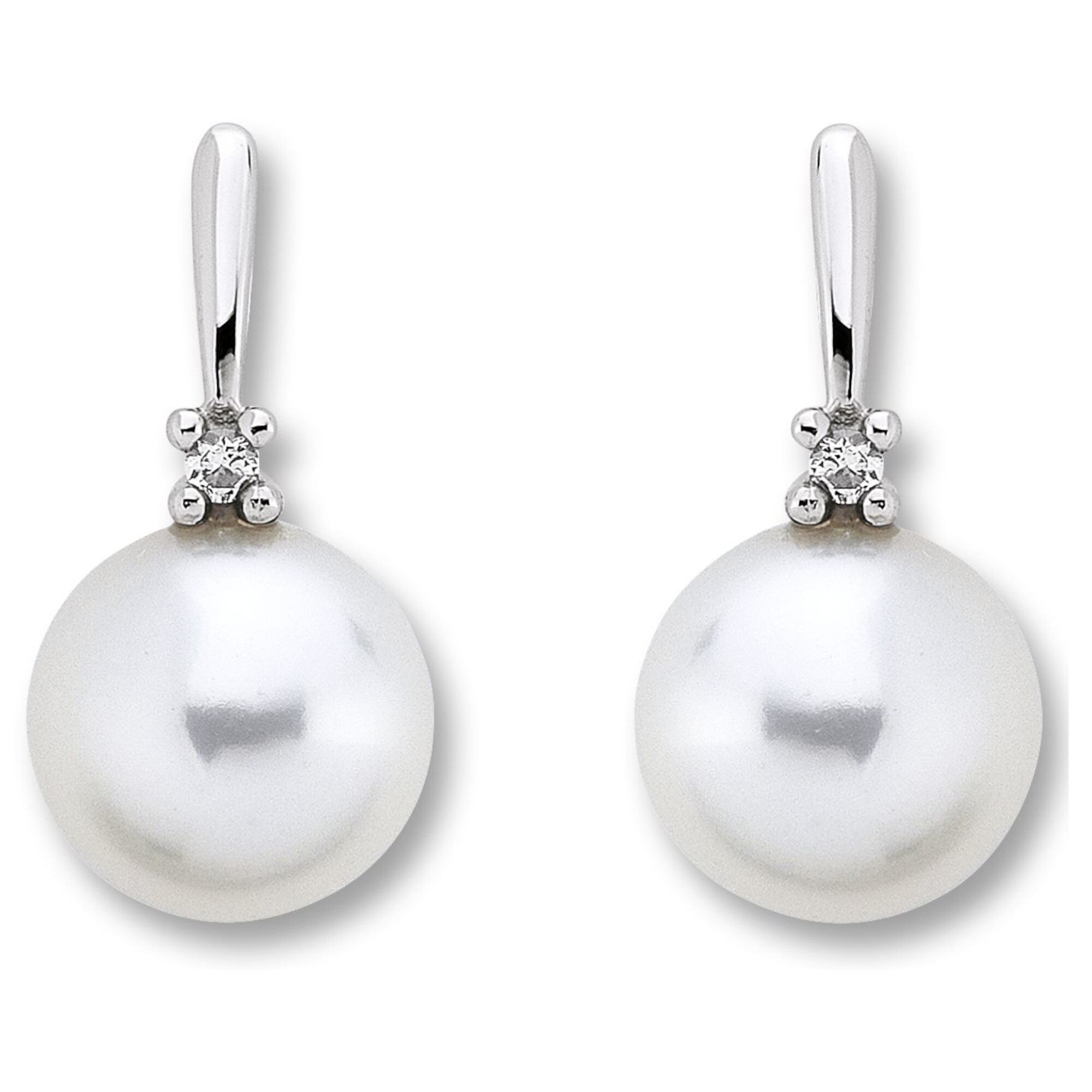 Black Friday ONE ELEMENT Paar Ohrhänger »0.02 ct Diamant Brillant Ohrringe Ohrstecker aus 585 ...