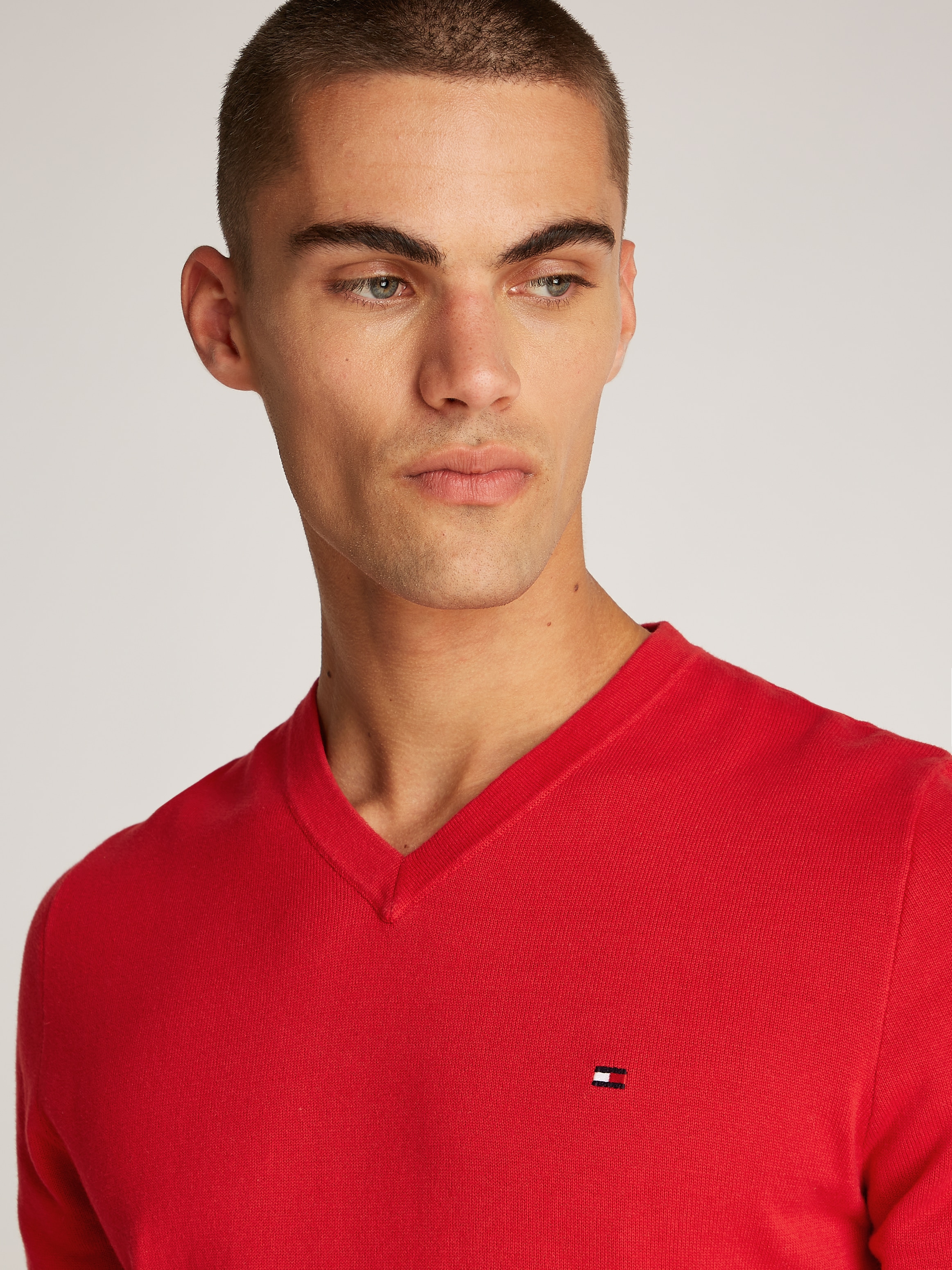 Tommy hilfiger classic v neck sweater store