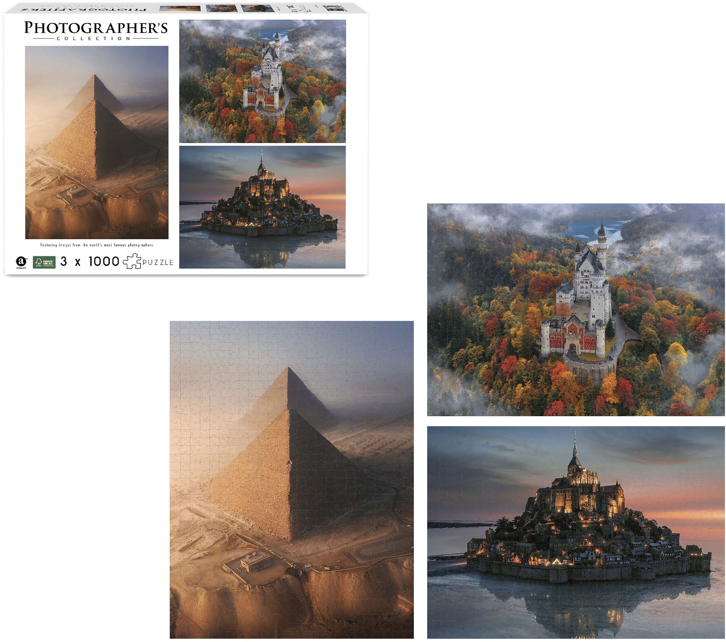 Carletto Puzzle »Photographer's Collection, Historische Stätten ...
