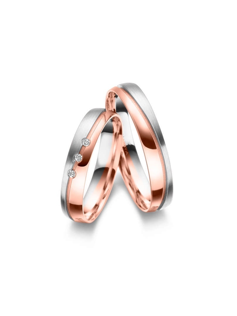 Marrya Partnerring, 333 Bicolor Trauringe Eheringe Partnerringe – das ...