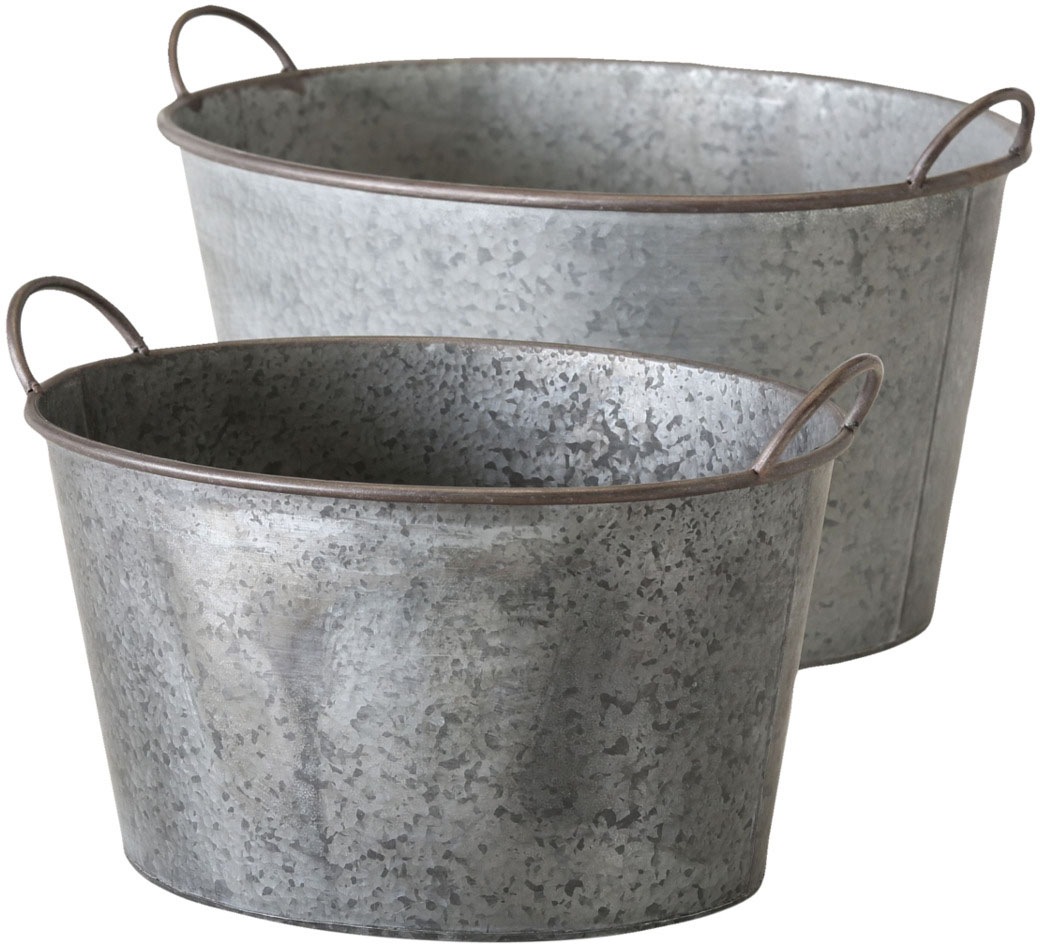 BOLTZE Übertopf »Pflanztopf Jackson, 2 tlg., Set 2«, (2 St.) kaufen | BAUR