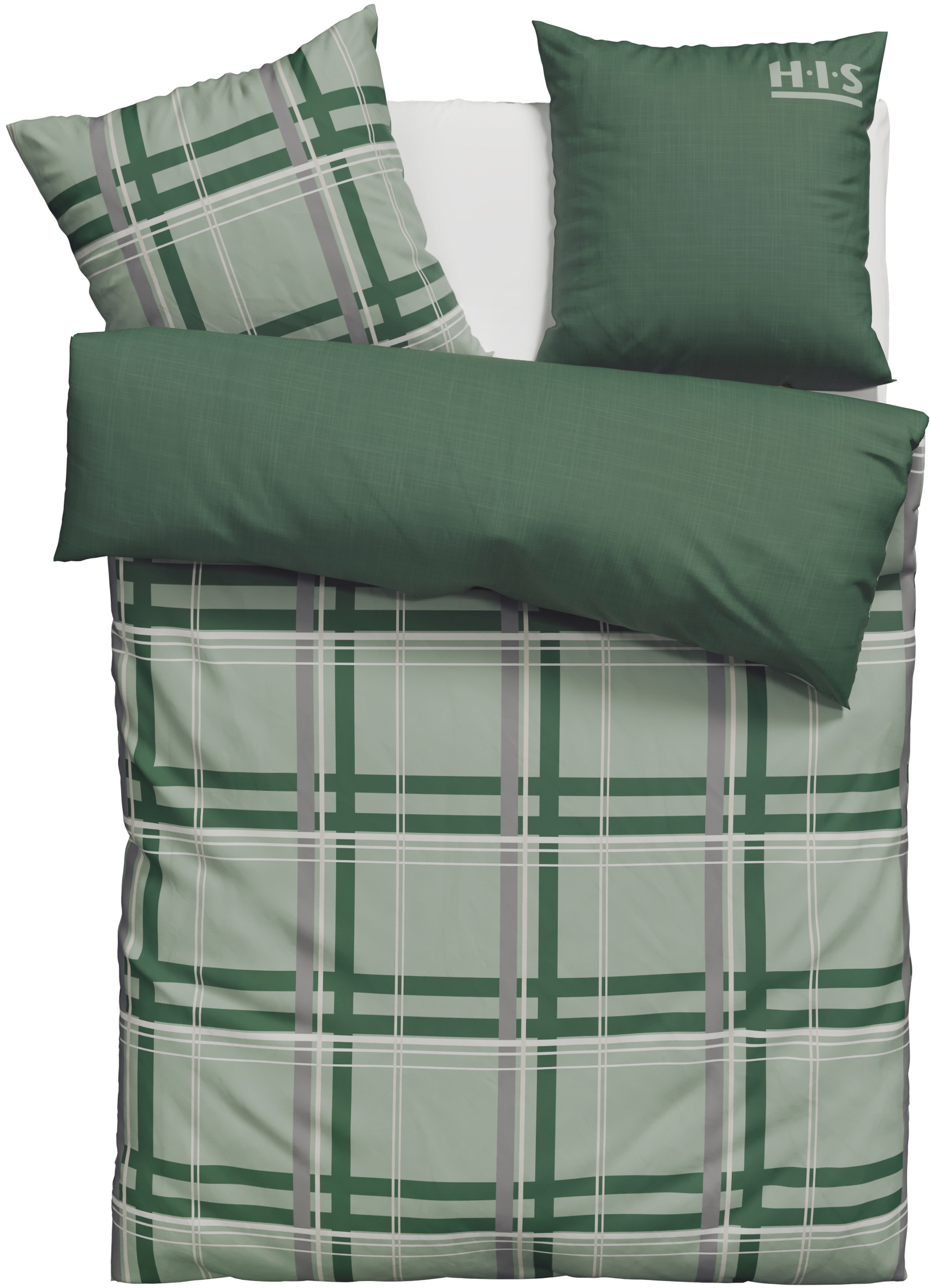 Preisvergleich für H.I.S Wendebettwäsche Talin 2 Stk. tlg. in Gr ...