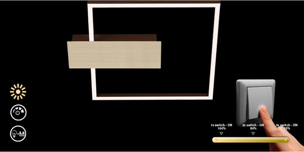 Black Friday Briloner Leuchten LED Deckenleuchte »NICO« | BAUR