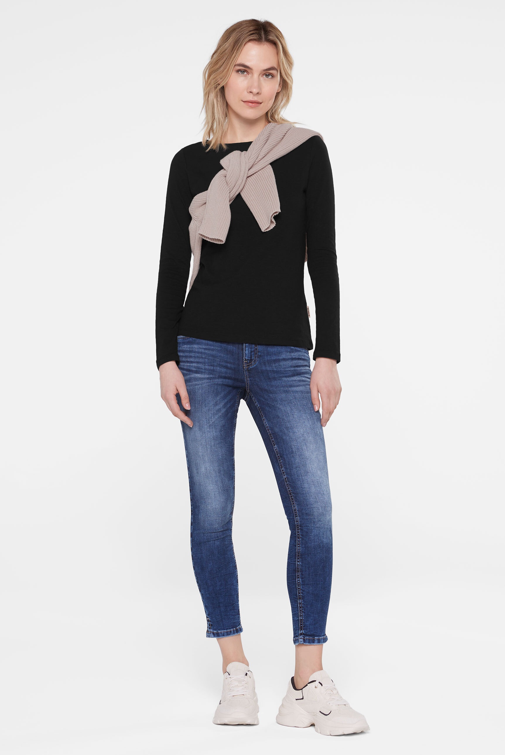 SENSES.THE LABEL Rundhalsshirt, aus Baumwolle | BAUR