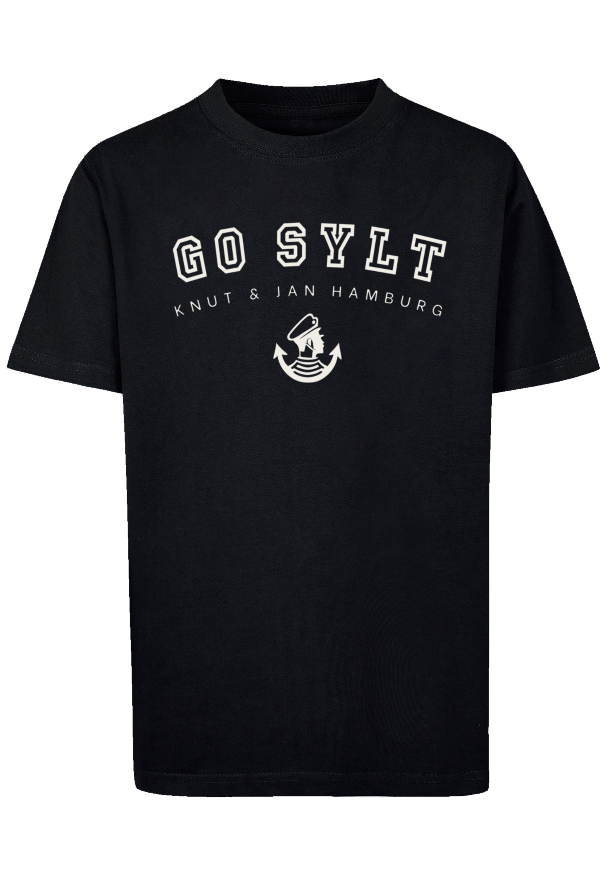 Black Friday F4NT4STIC T-Shirt »Go Sylt Knut & Jan Hamburg«, Print | BAUR