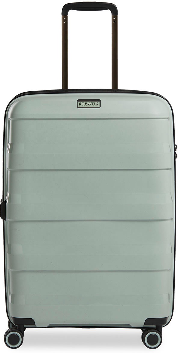Stratic Hartschalen-Trolley »Straw + M, mint«, 4 Rollen, Reisekoffer ...