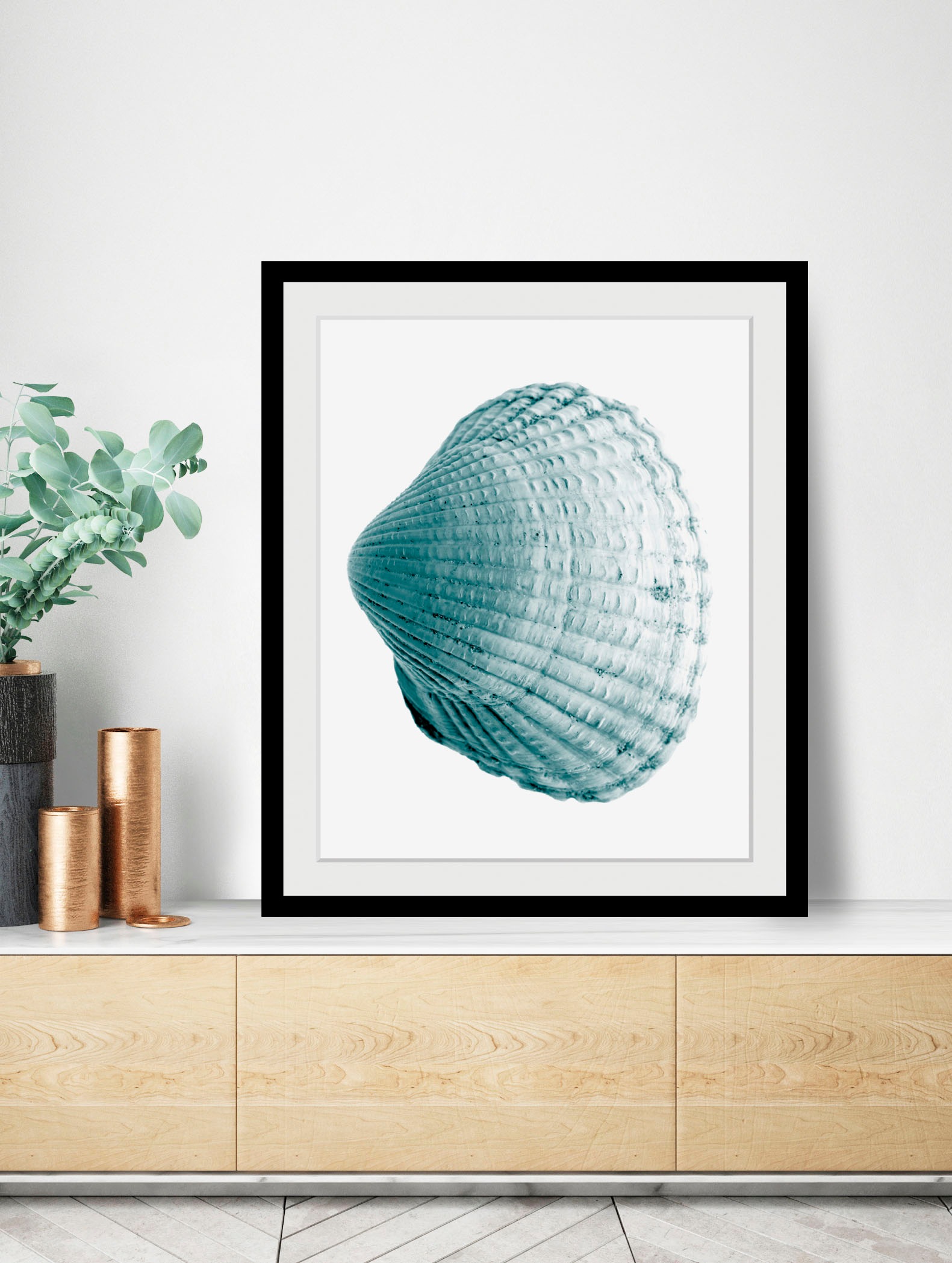 queence Bild »Leon«, Meer-Wassertiere-Kunst, (1 St.), HD Premium Poster-Druck inkl. Holzrahmen ...