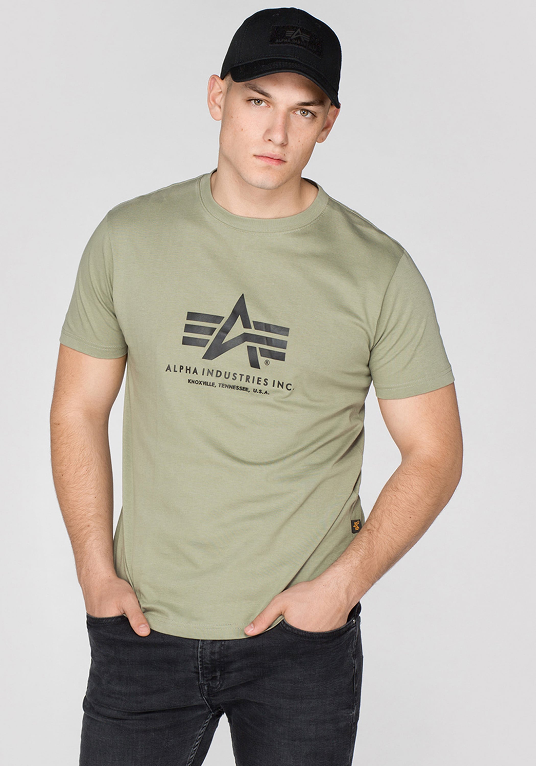Alpha Industries T-Shirt »Alpha Industries Men - T-Shirts & Polos Basic T-Shirt« für | BAUR