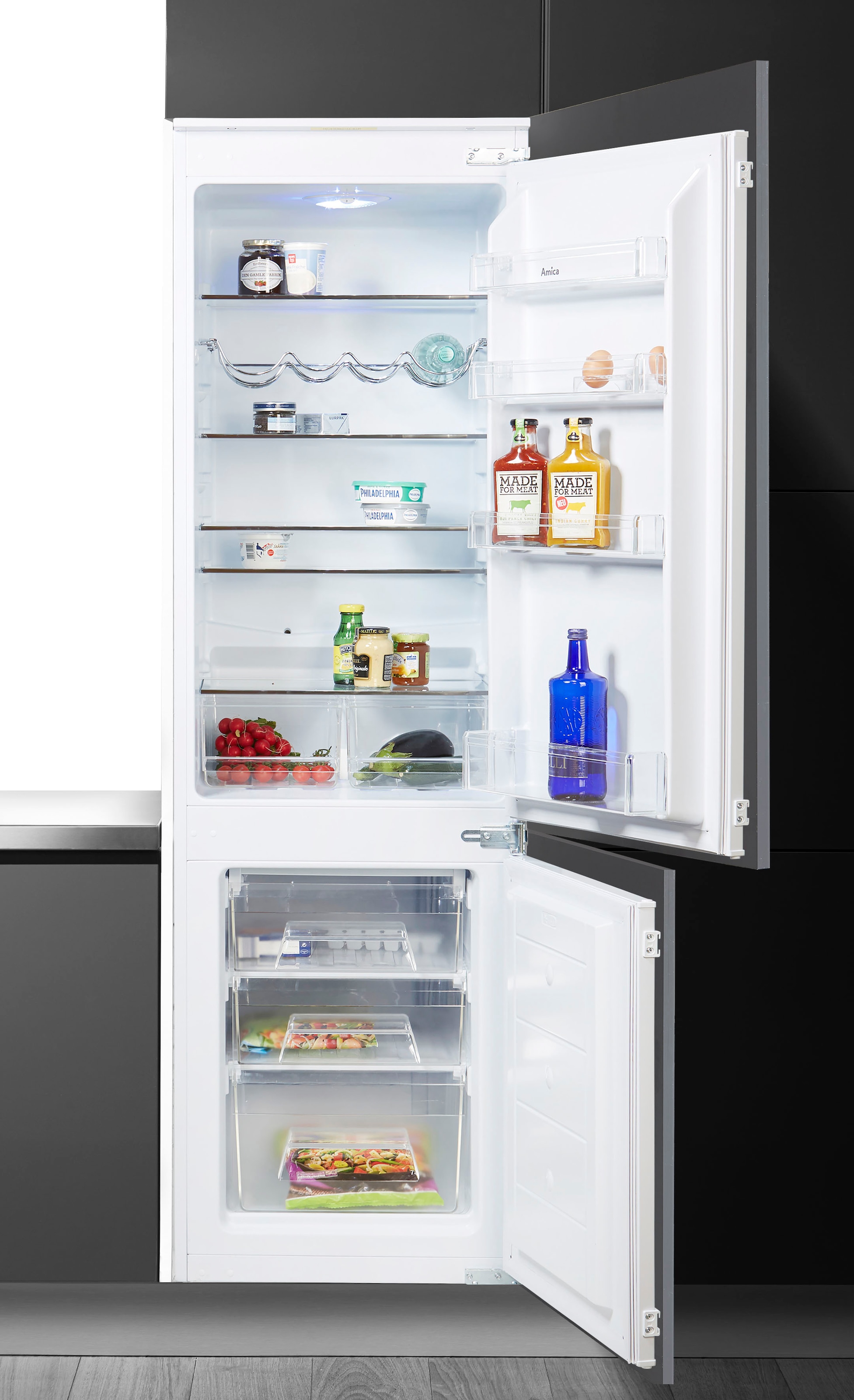 Amica Einbaukühlgefrierkombination »BK313.3AA/EKGC 16177 ...