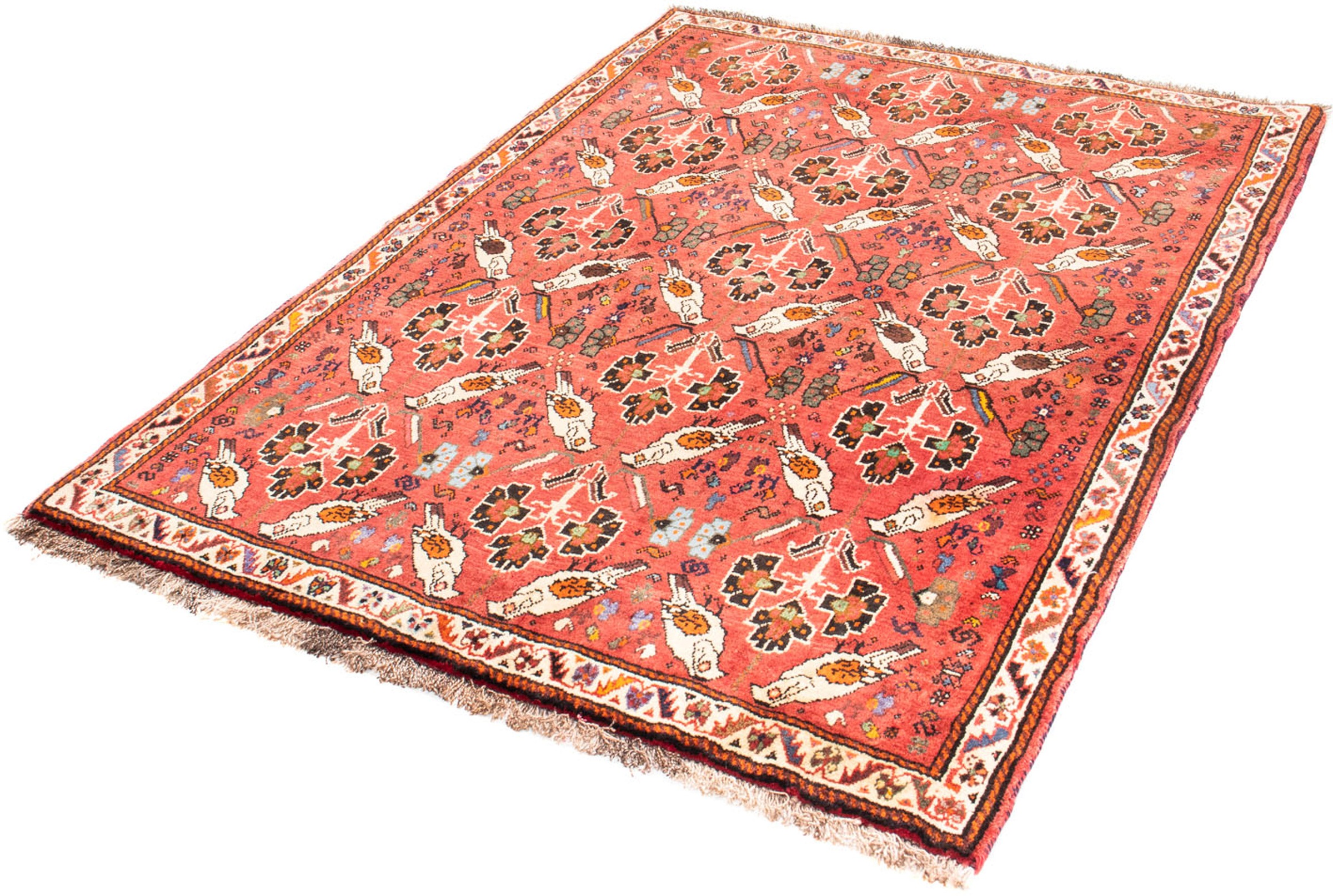 morgenland Orientteppich »Perser - Nomadic - 162 x 117 cm - hellrot ...