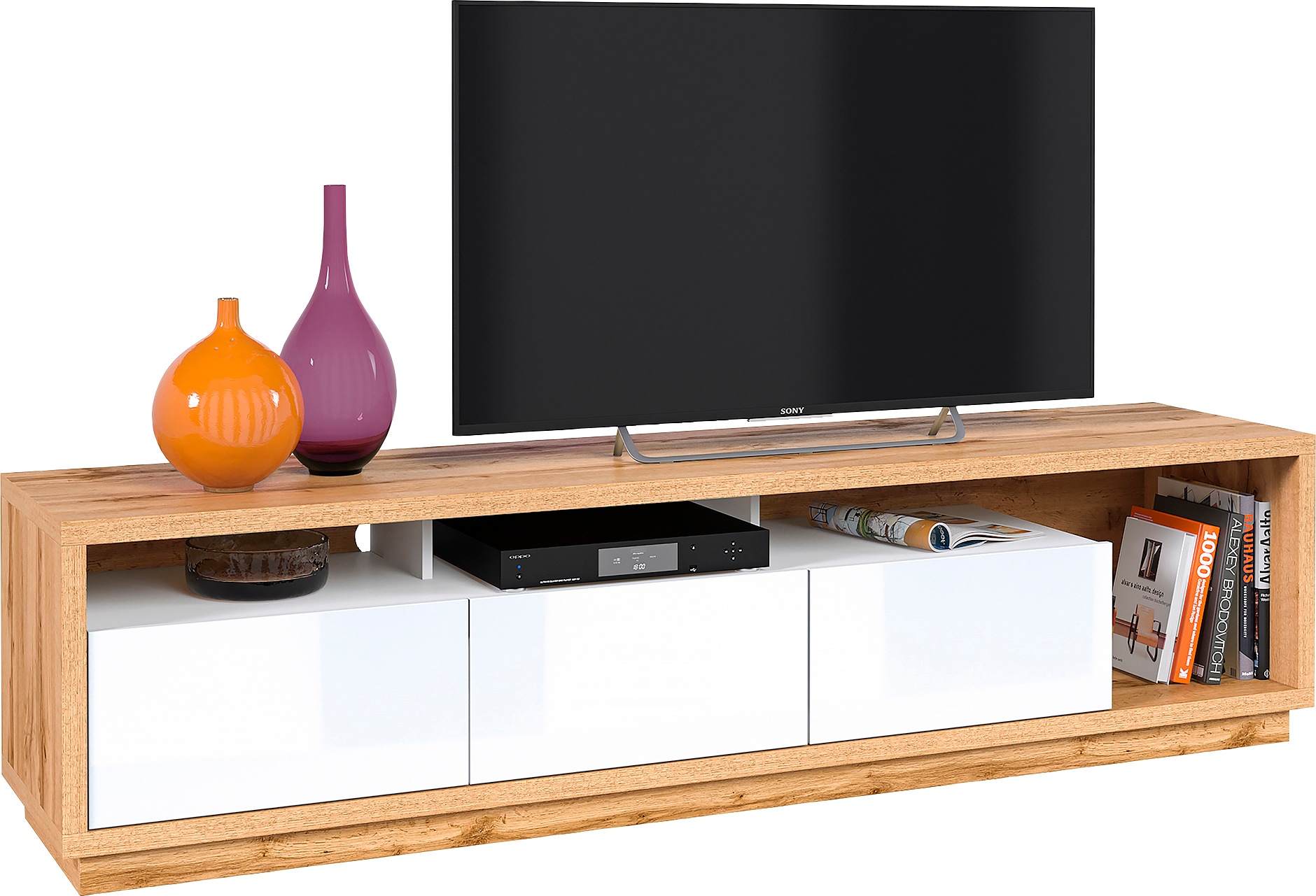 Helvetia Lowboard »Celine«, 200 cm Breit kaufen | BAUR