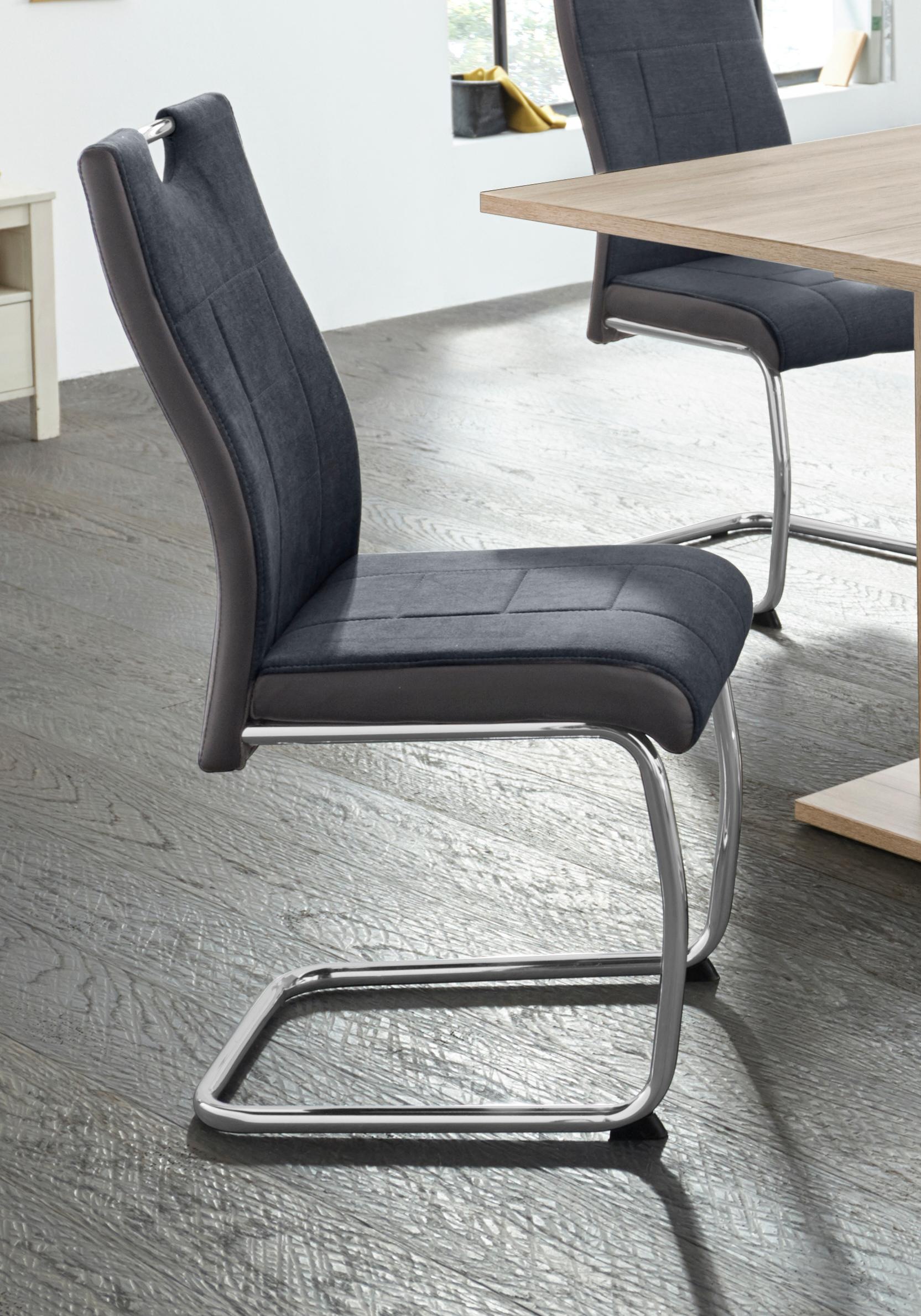 Freischwinger "ALINA S" mit Webstoff/ Kunstleder Bezug | BAUR