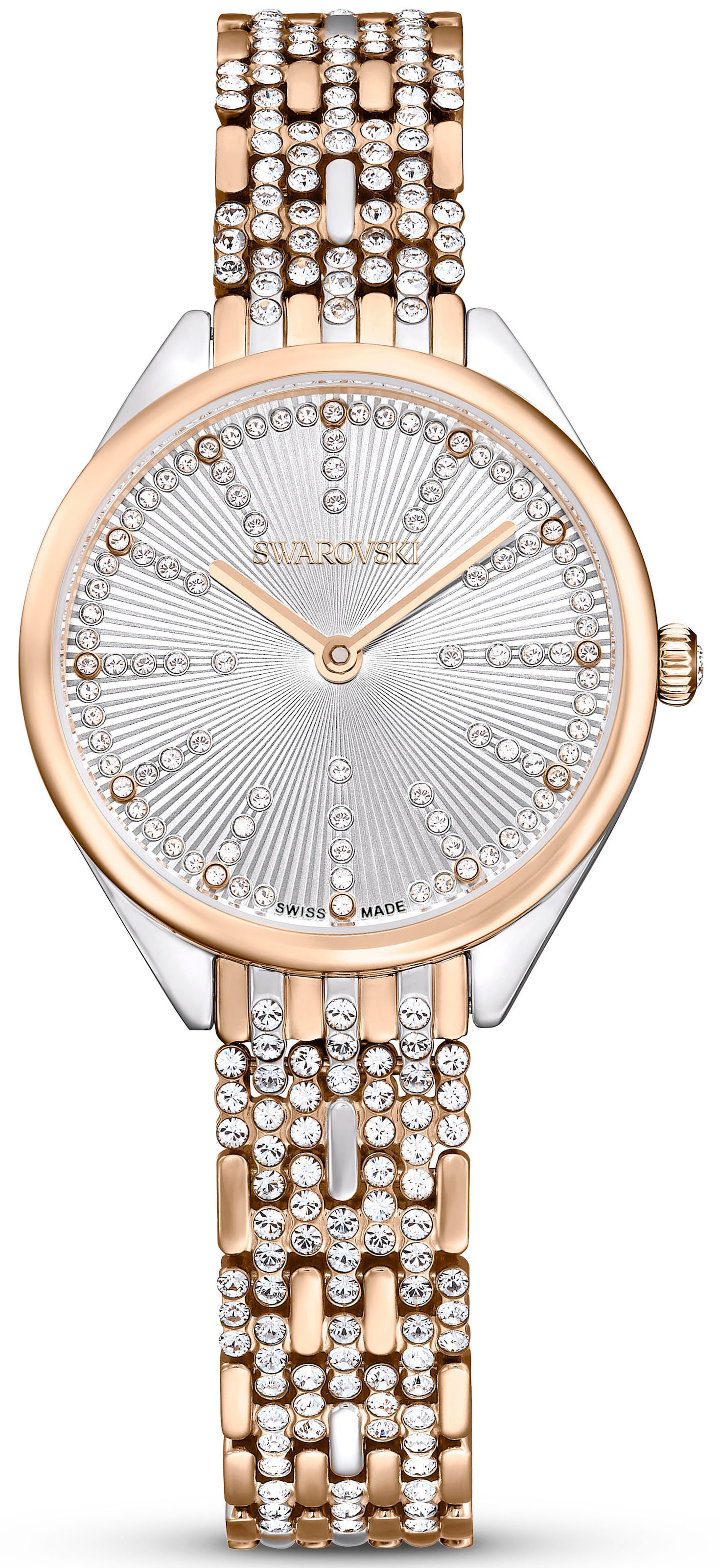 Black Friday Swarovski Quarzuhr »ATTRACT PAVÈ, 5649987«, Armbanduhr ...