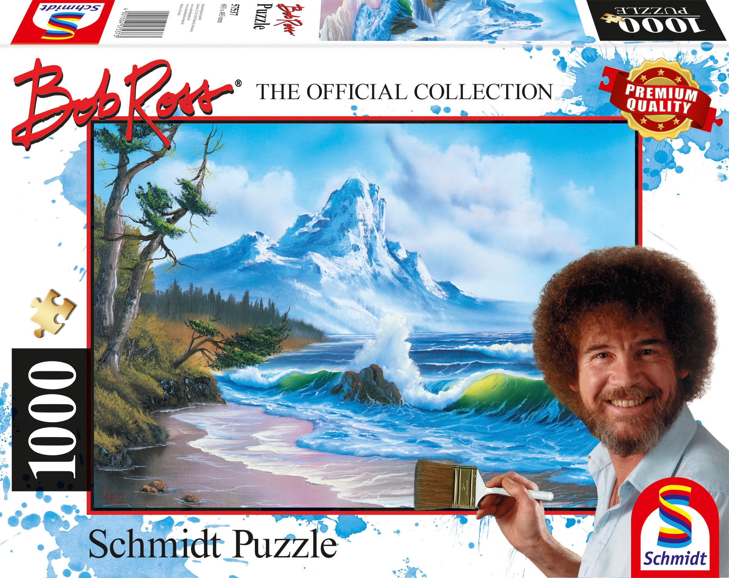 Black Friday Schmidt Spiele Puzzle »Bob Ross, Berg am Meer«, Made in ...