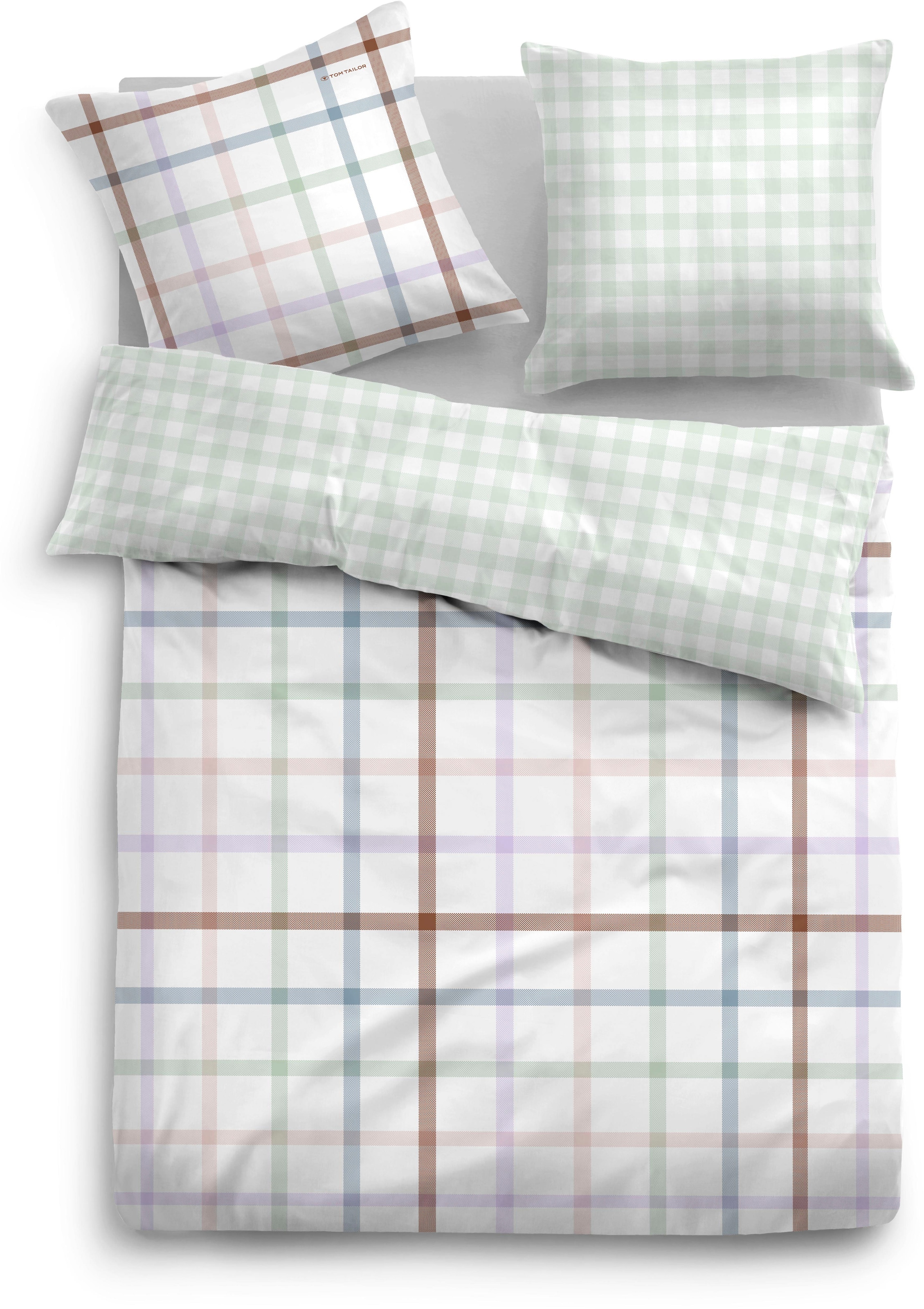 TOM TAILOR Wendebettwäsche »Davin«, (2 tlg.), in strapazierfähiger ...