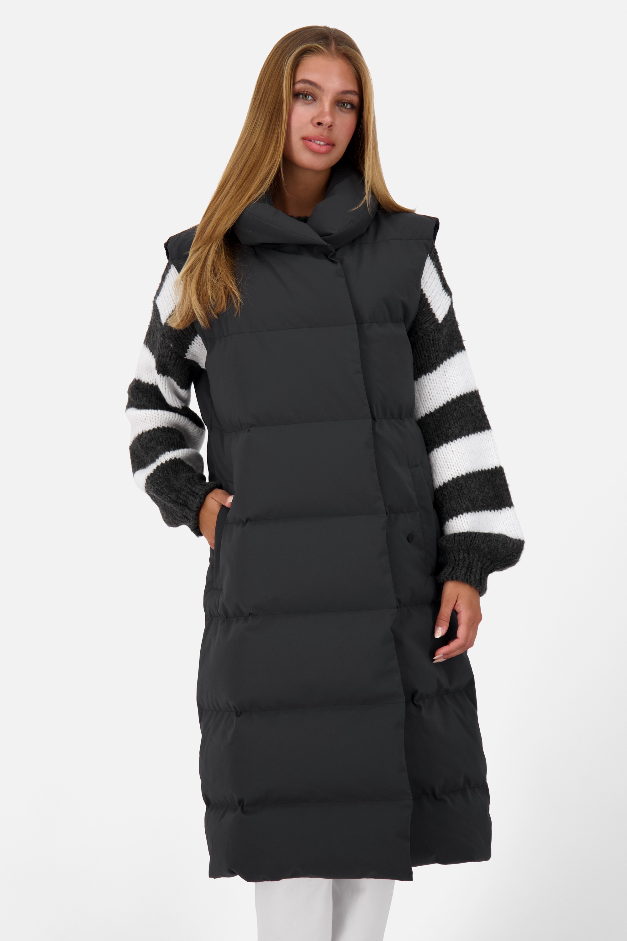 Alife & Kickin Steppweste »ALIFE AND KICKIN PhoebeAK A Long Vest Damen ...