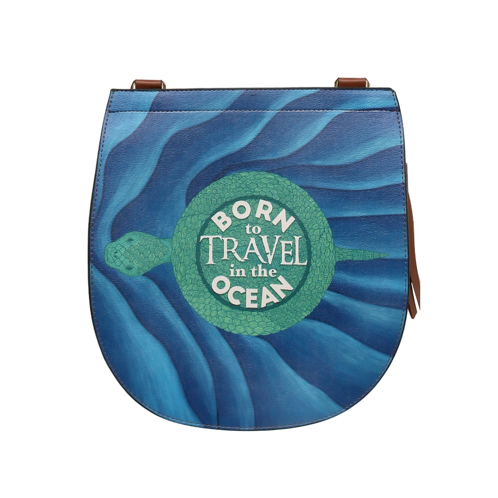 DOGO Umhängetasche »Damen Ivy Bag Born to Travel in the Ocean Vegan ...