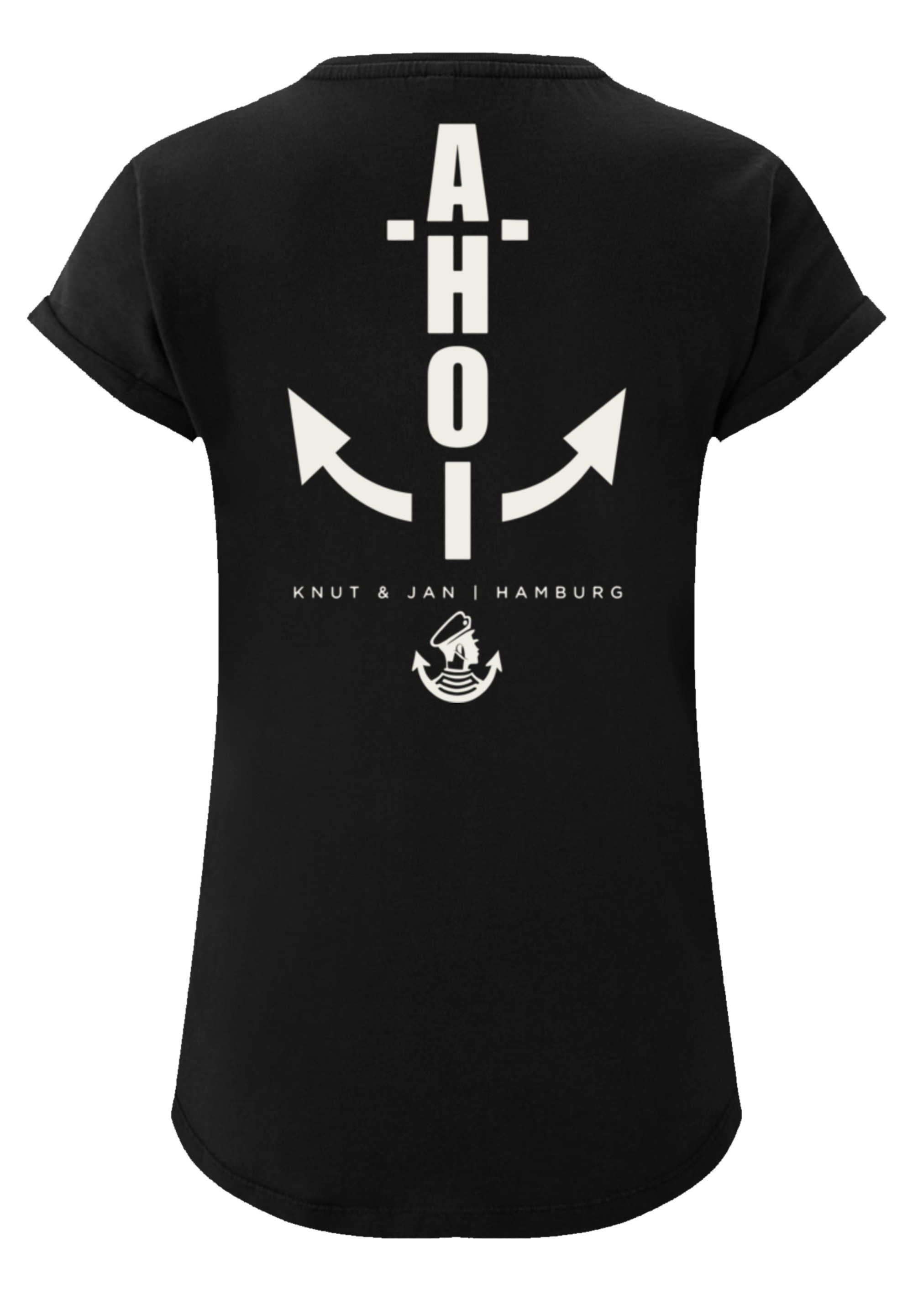 F4NT4STIC T-Shirt »Ahoi Anker Knut & Jan Hamburg«, Print | BAUR