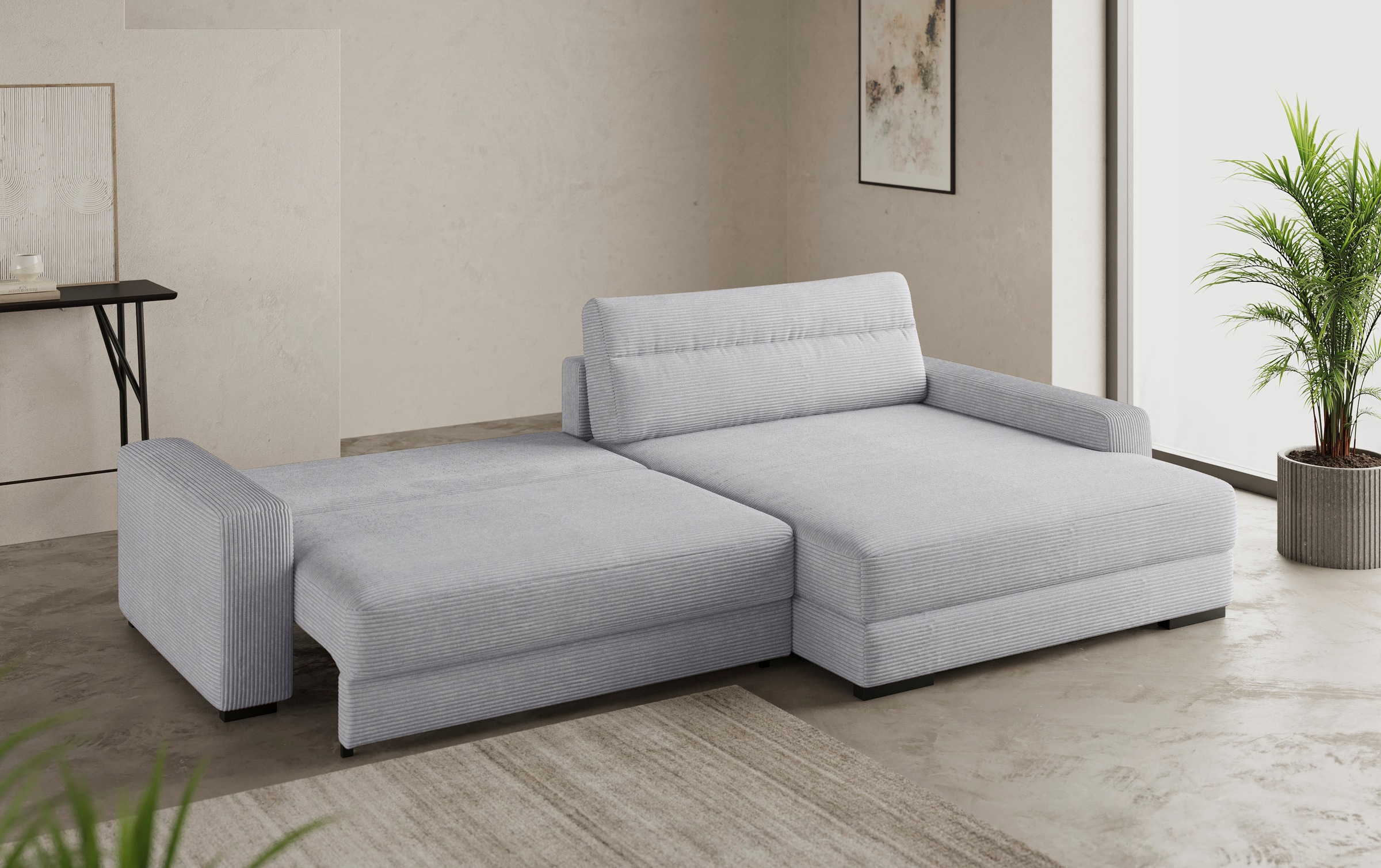 Mr. Couch Ecksofa »Marcello L-Form«, inklusive EasyBett und Bettkasten ...