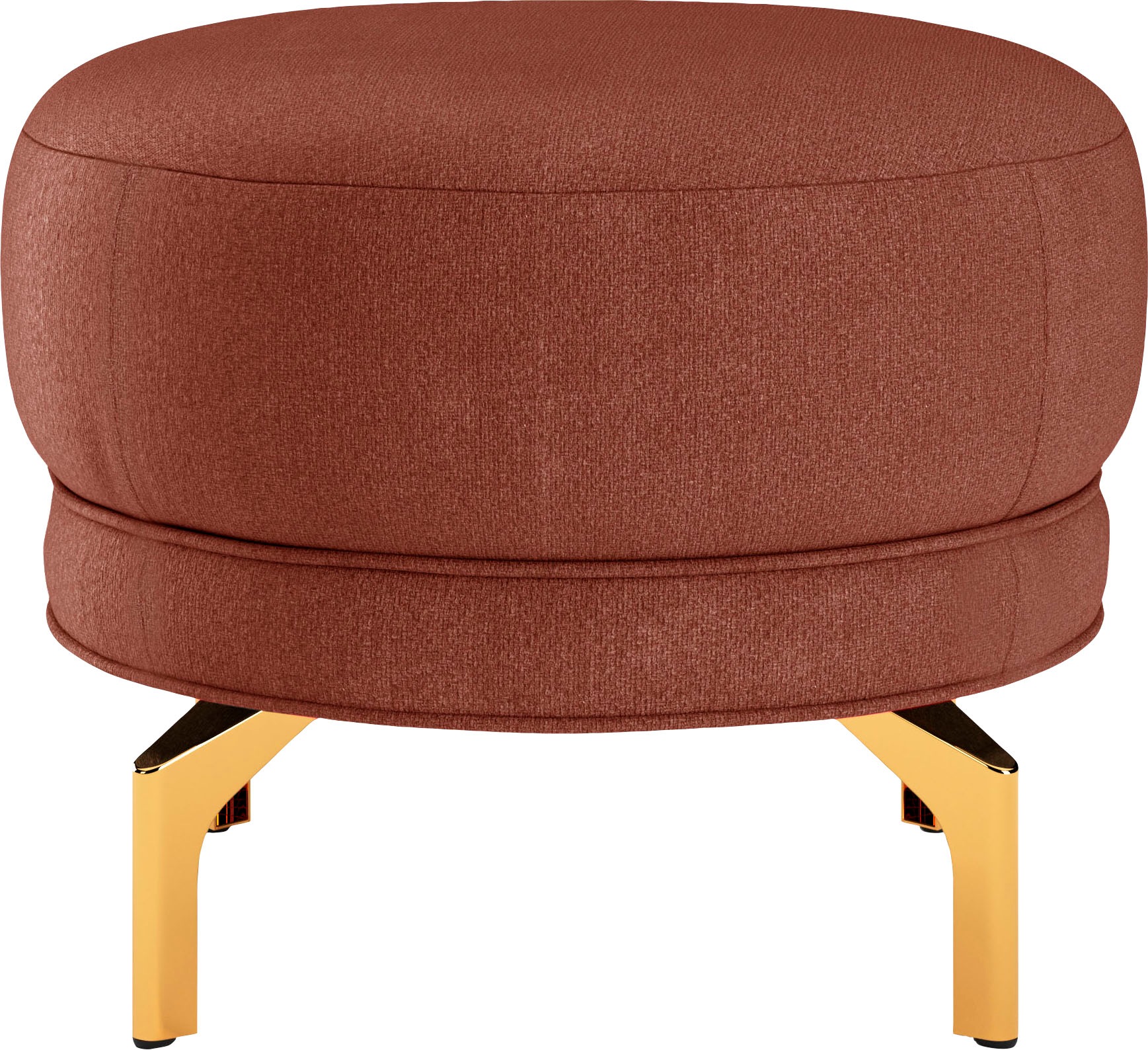 sit&more Polsterhocker »Orient 3 V«, goldfarbene Metallfüße kaufen | BAUR