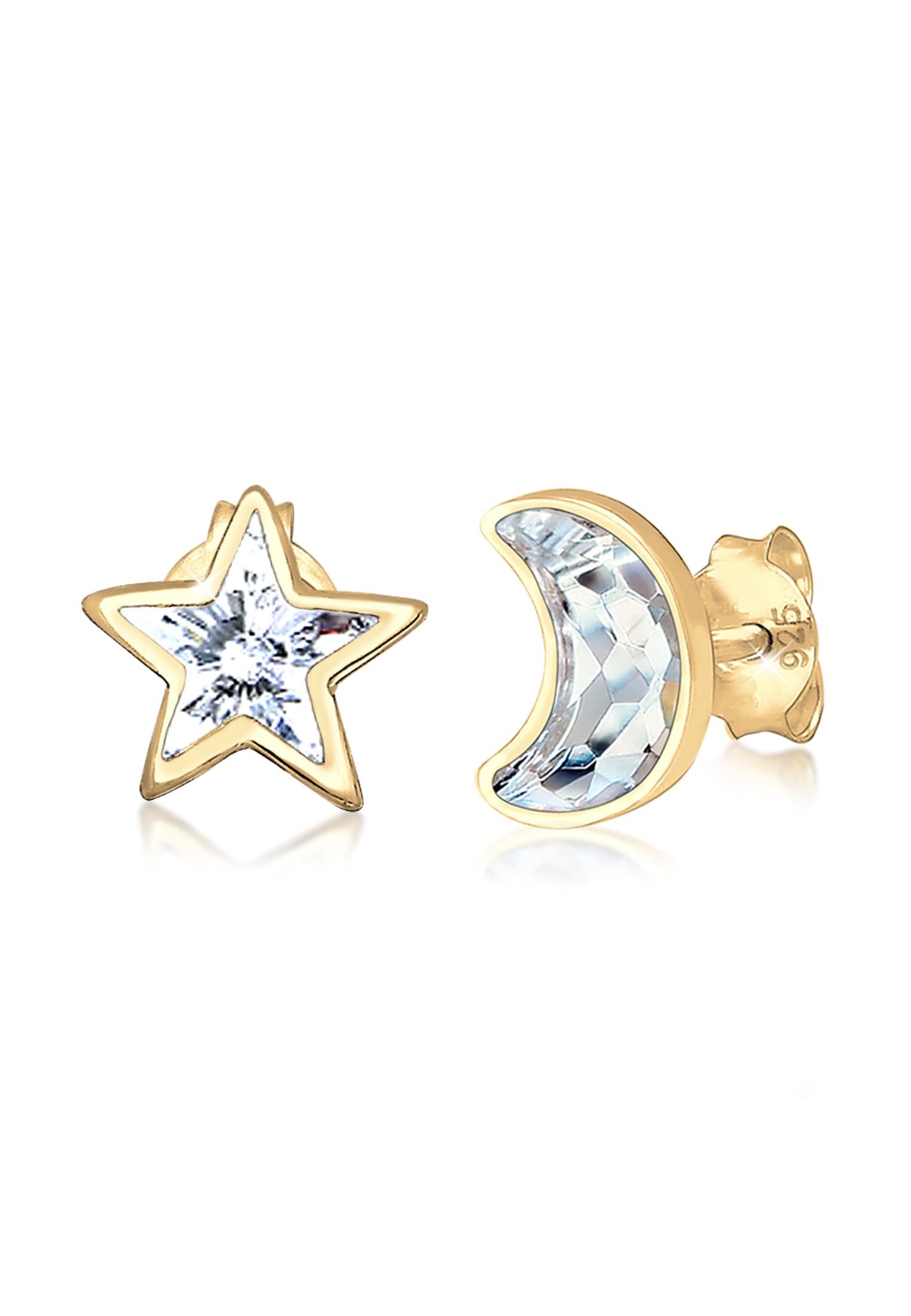 Black Friday Elli Paar Ohrstecker »Kinder Astro Stud Kristalle 925 ...