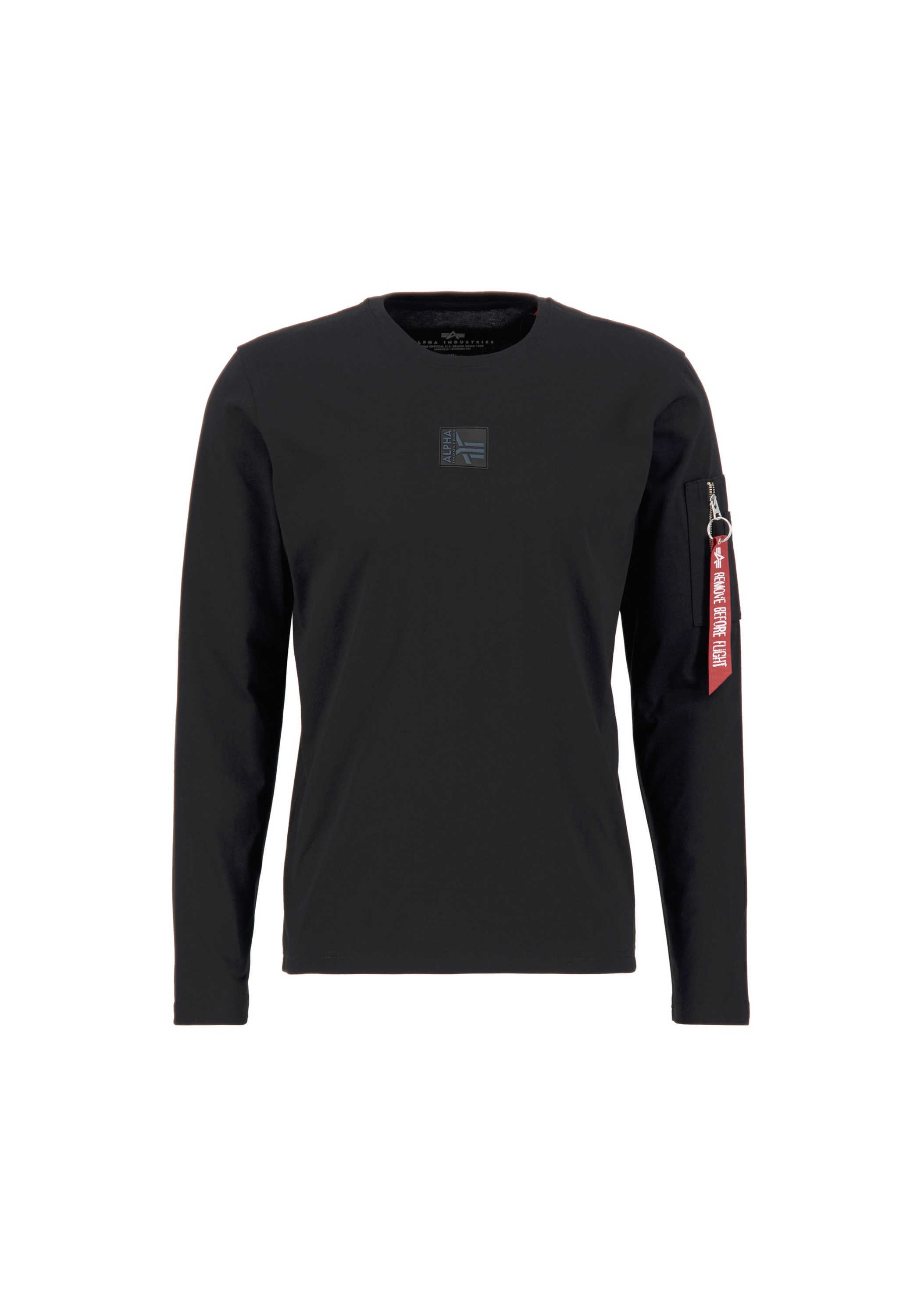 Alpha Industries Longsleeve »ALPHA INDUSTRIES Men - Longsleeves Label ...