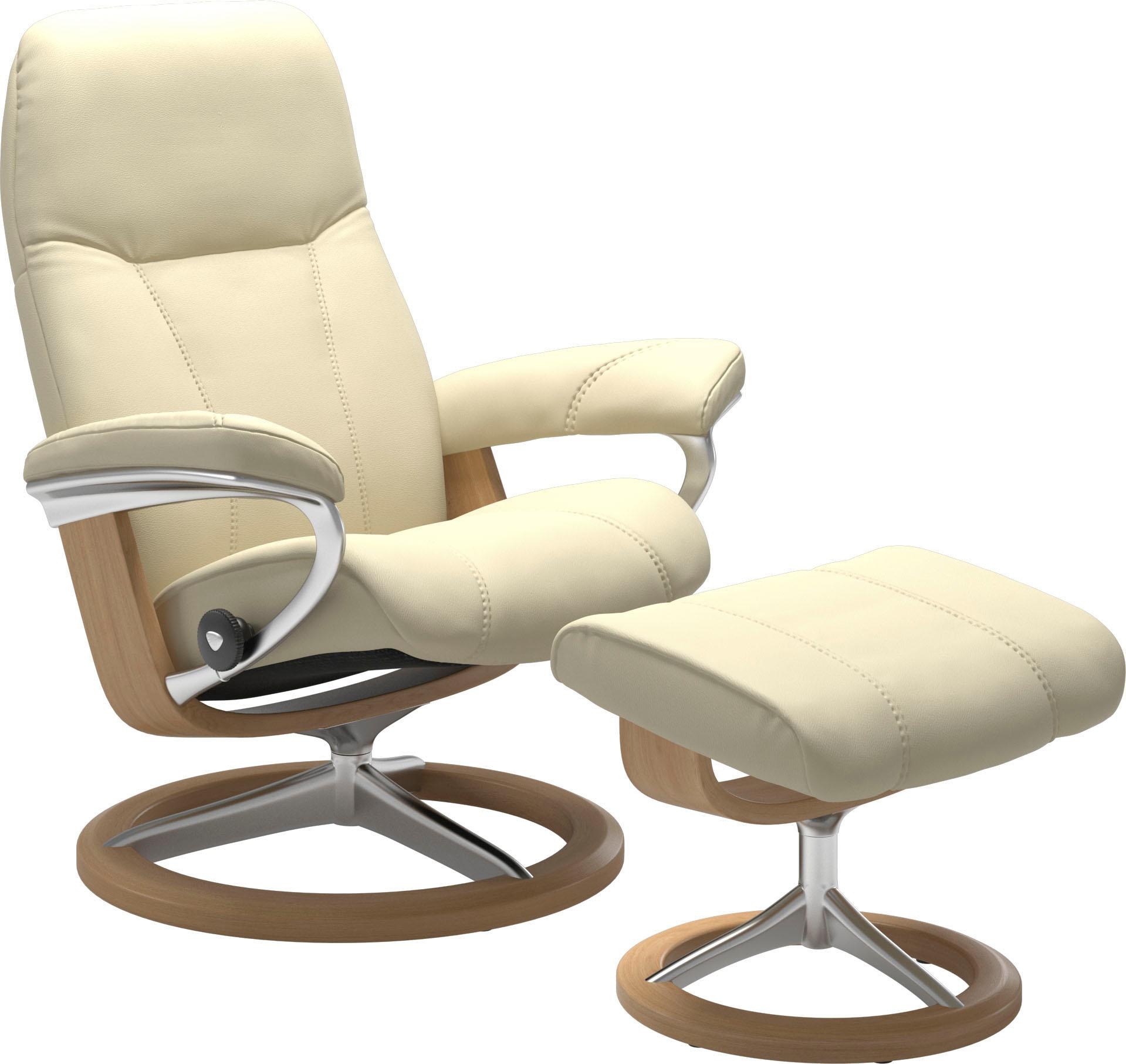 Stressless® Relaxsessel »Consul«, (Set, Relaxsessel mit Hocker), mit Hocker, mit Signature Base ...