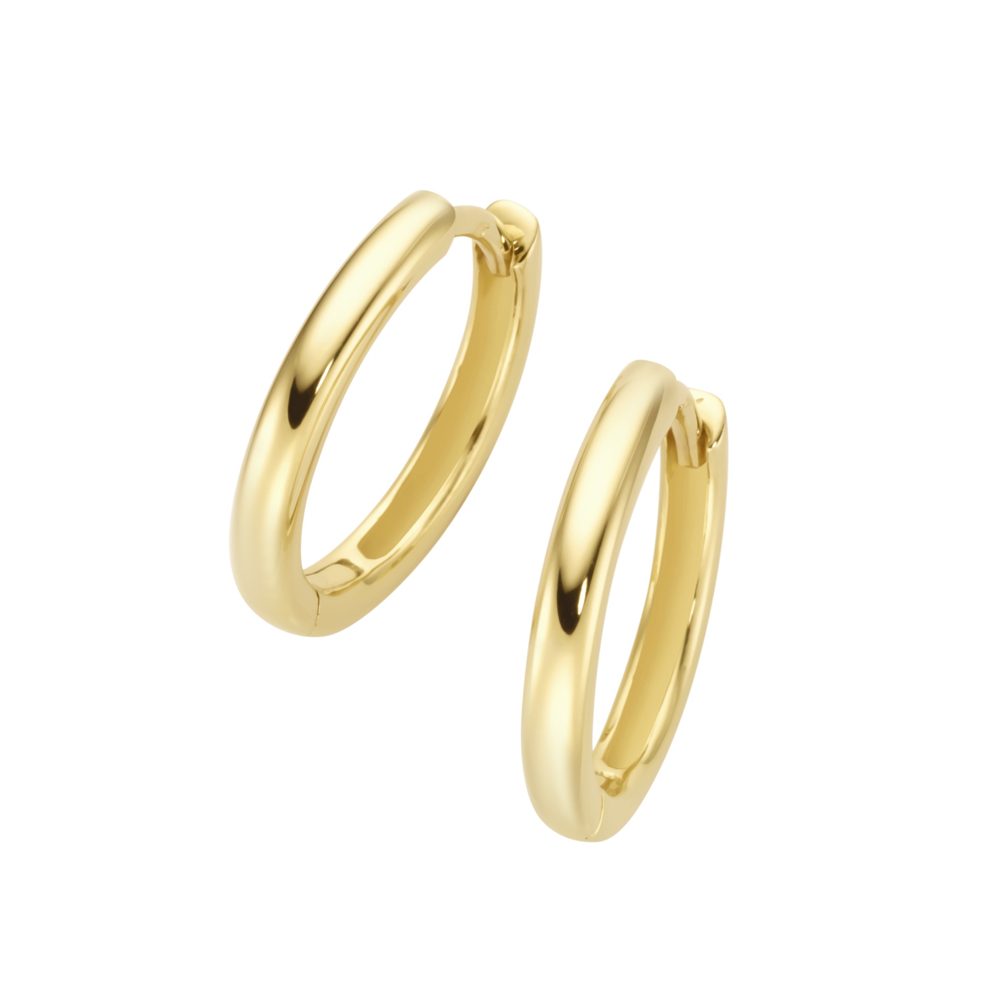 Black Friday Luigi Merano Paar Creolen »Klappcreole rund, Gold 585« | BAUR