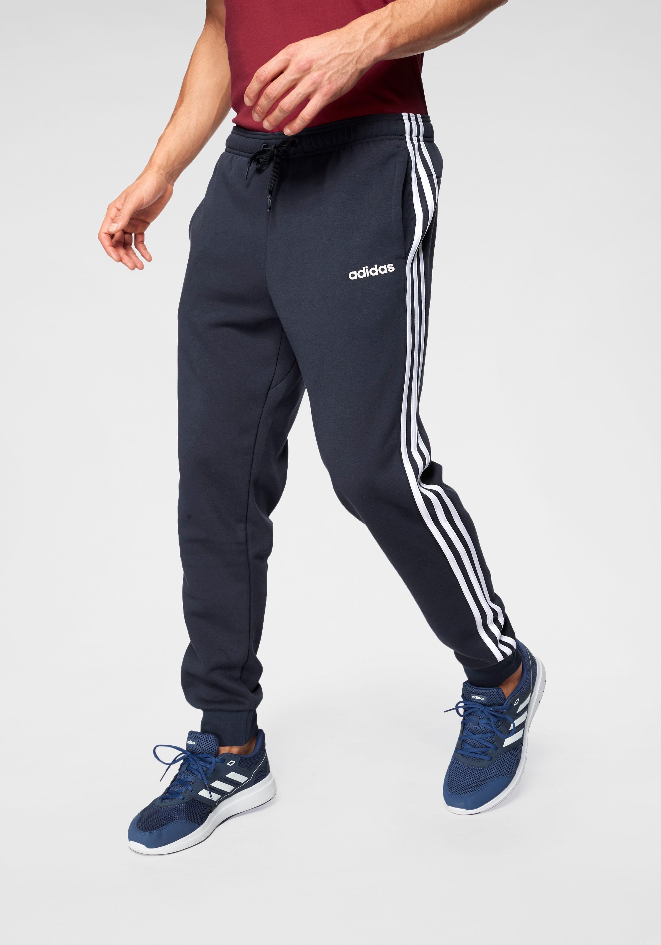 Adidas Performance Trainingshose Essentials 3 Streifen Tapered Cuffed