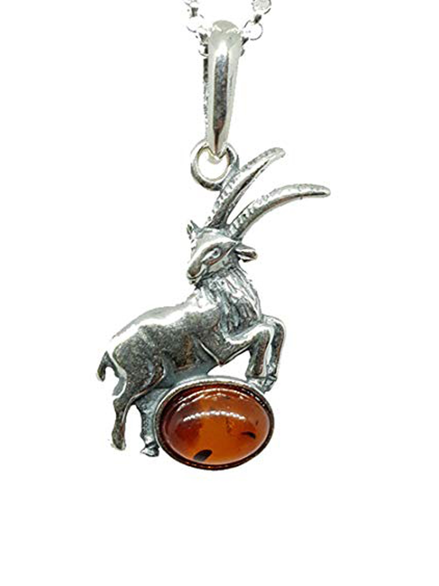 Adelia´s Amulett »Amulett Anhänger Westliche Sternzeichen mit Bernstein ...